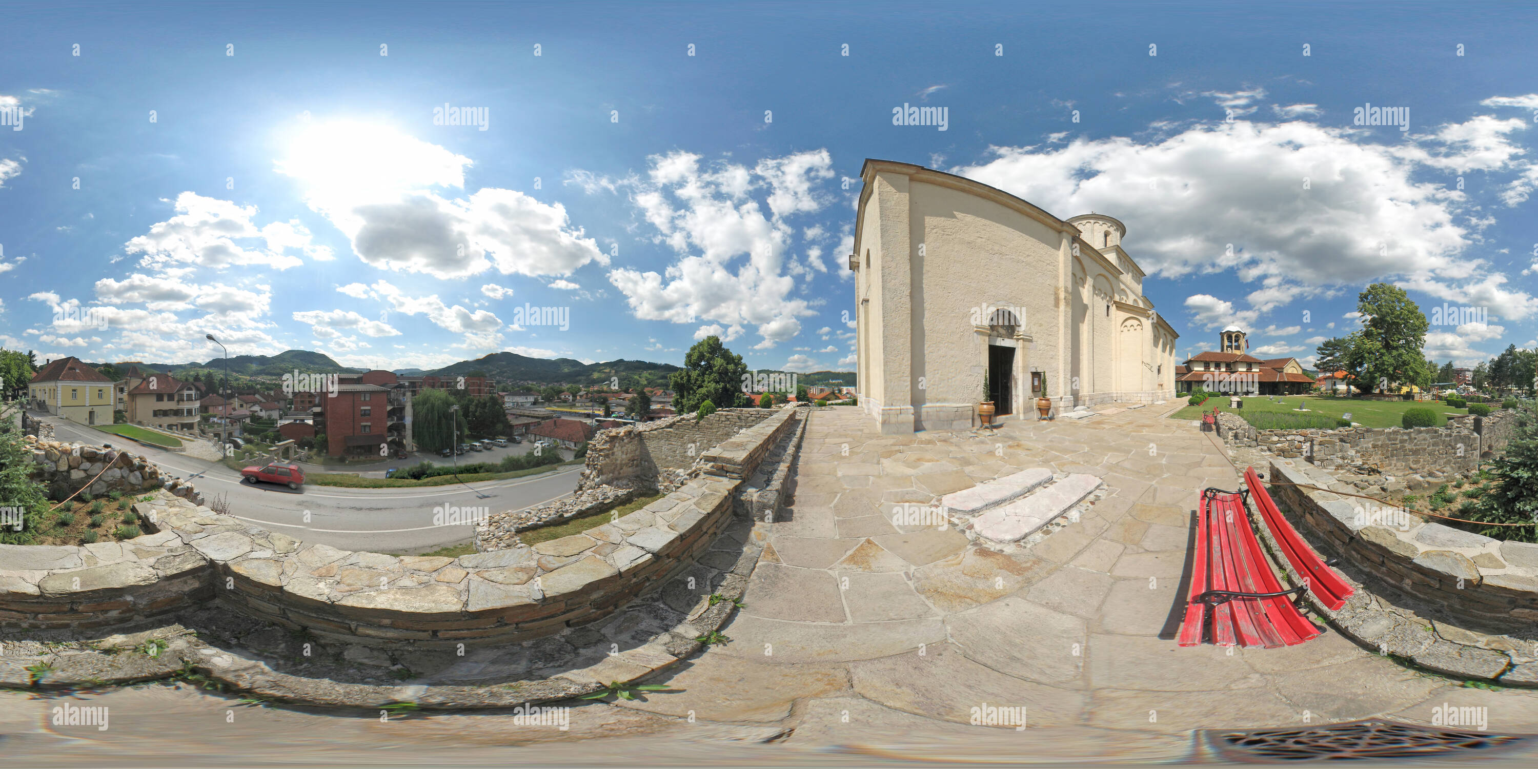 360° view of Arilje - Church of St. Achillius - Alamy