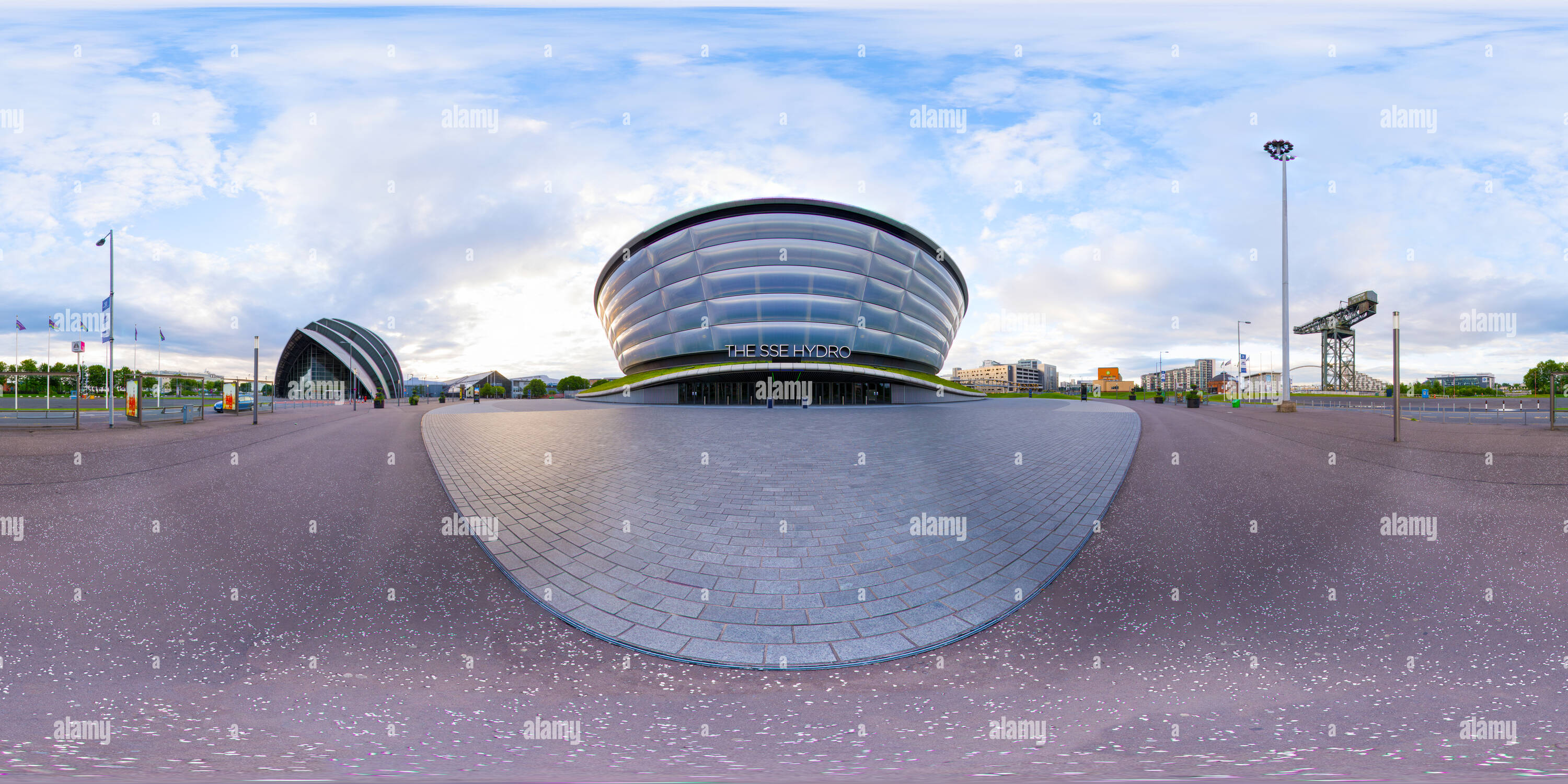 360° view of SSE Hydro Glasgow - Alamy