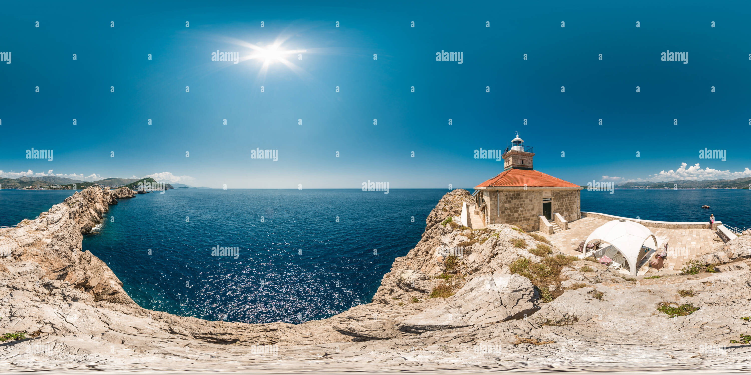 360° view of Grebeni, Dubrovnik, 2016 - Alamy