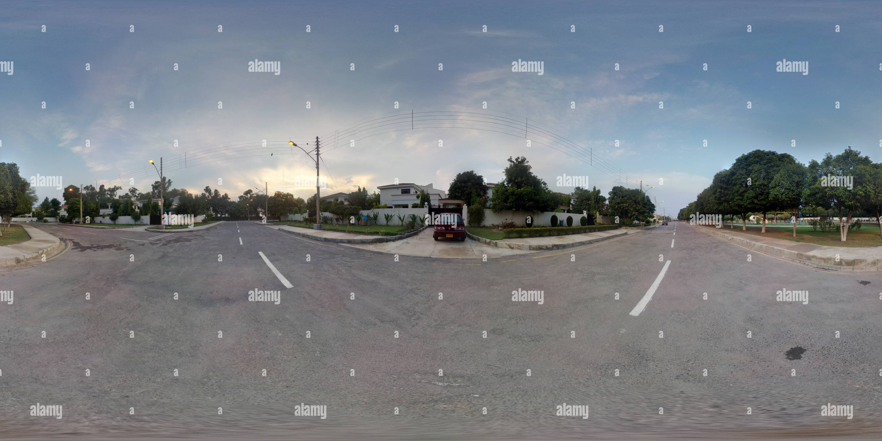360° view of Ab Blocks , Parco Housing Complex - Alamy