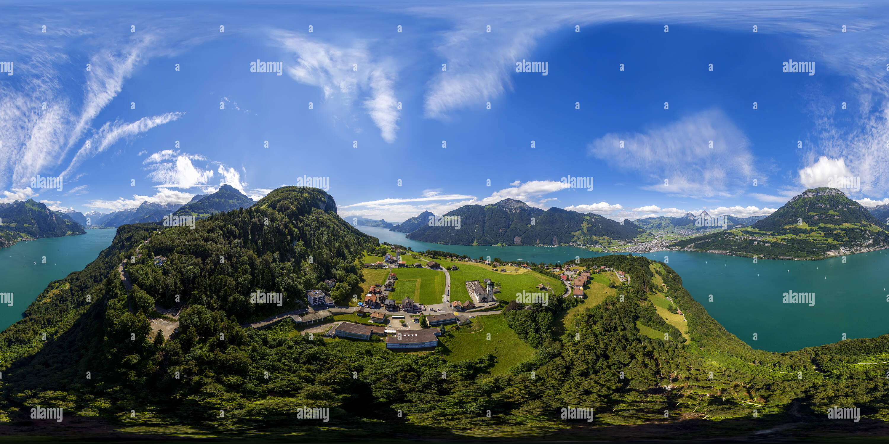360° view of Aerialview from Seelisberg - Alamy