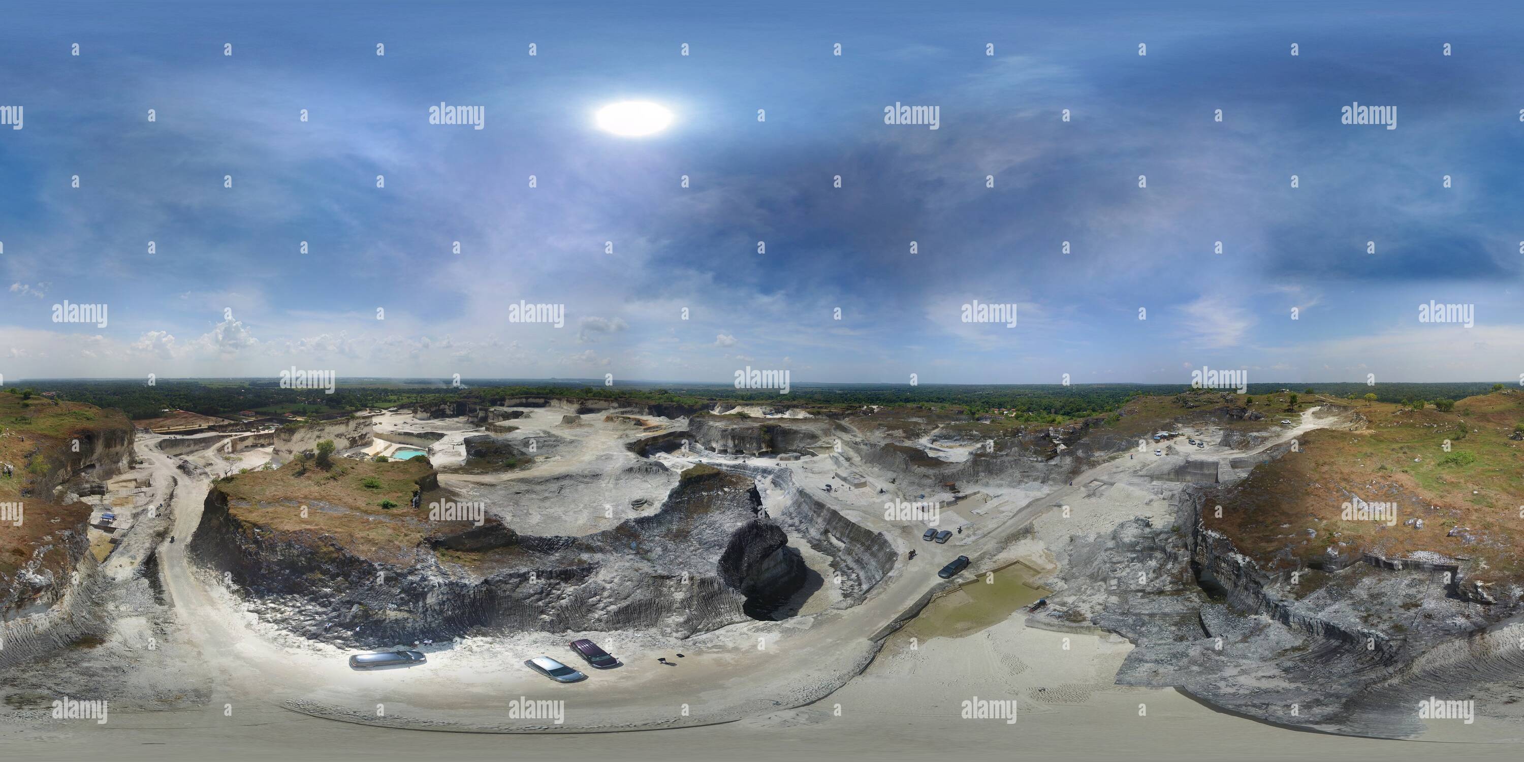 360° view of Bukit Jeddih, Madura Island - Alamy