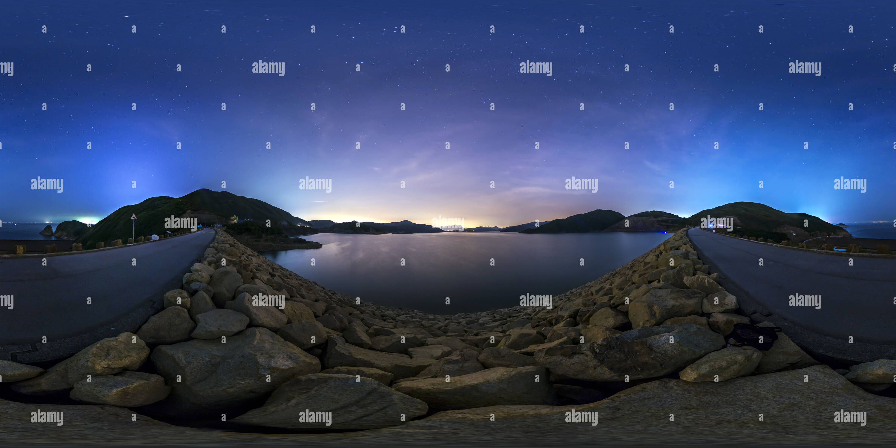360° view of High Island Reservoir @ Midnight(萬宜水庫的午夜), Sai Kung, HK ...
