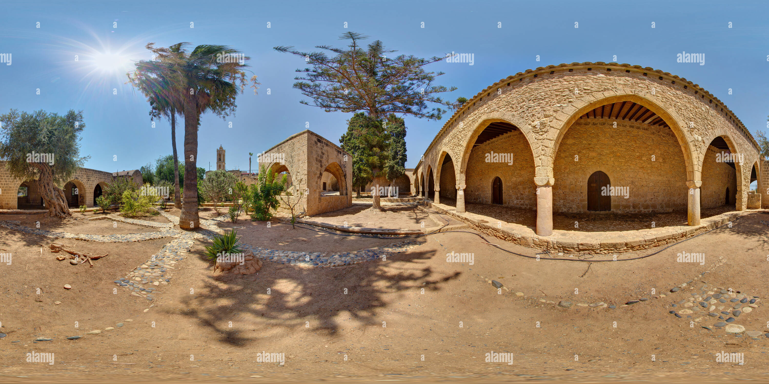 360° view of Ayia Napa Monastery - Alamy