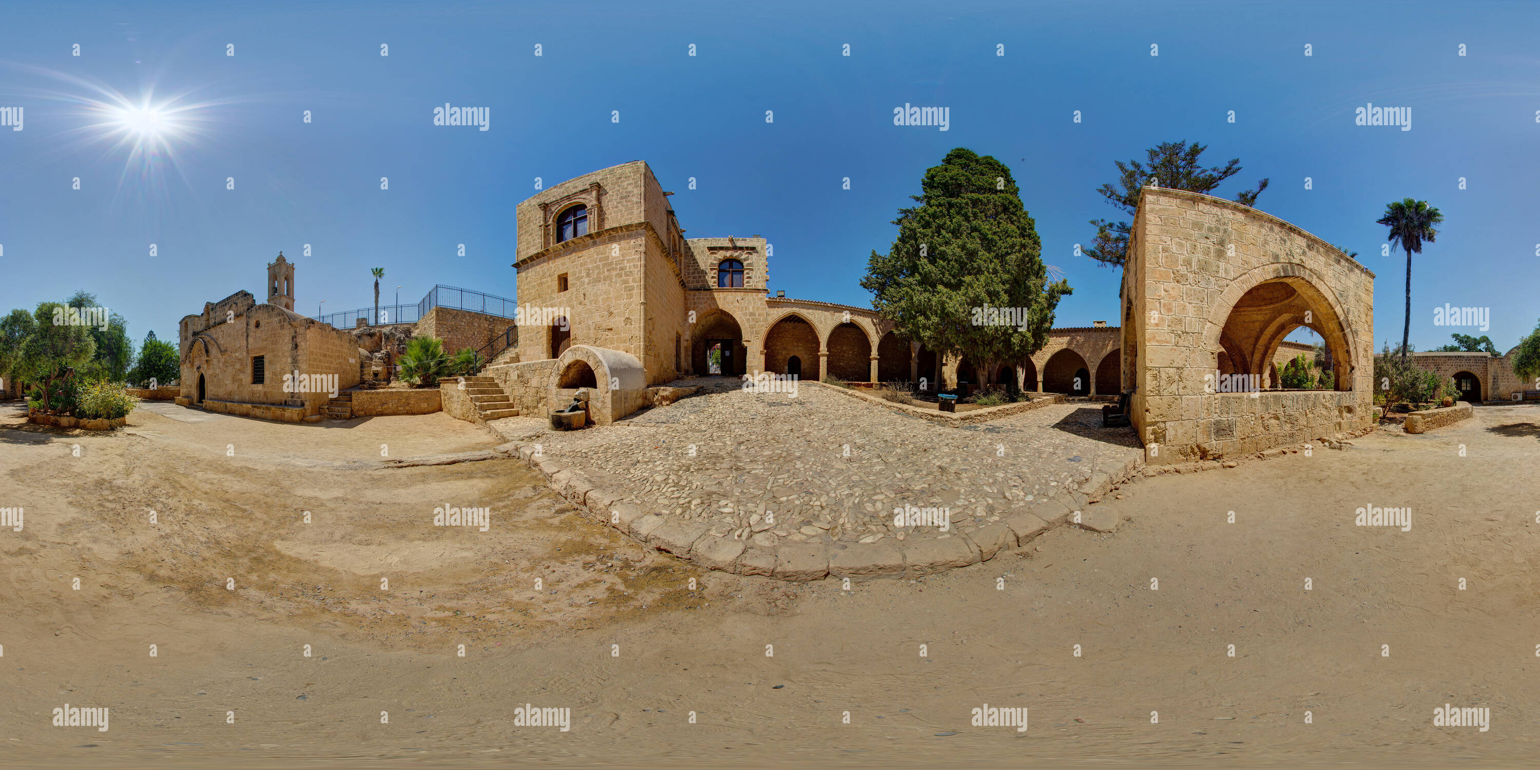 360° view of Ayia Napa Monastery - Alamy