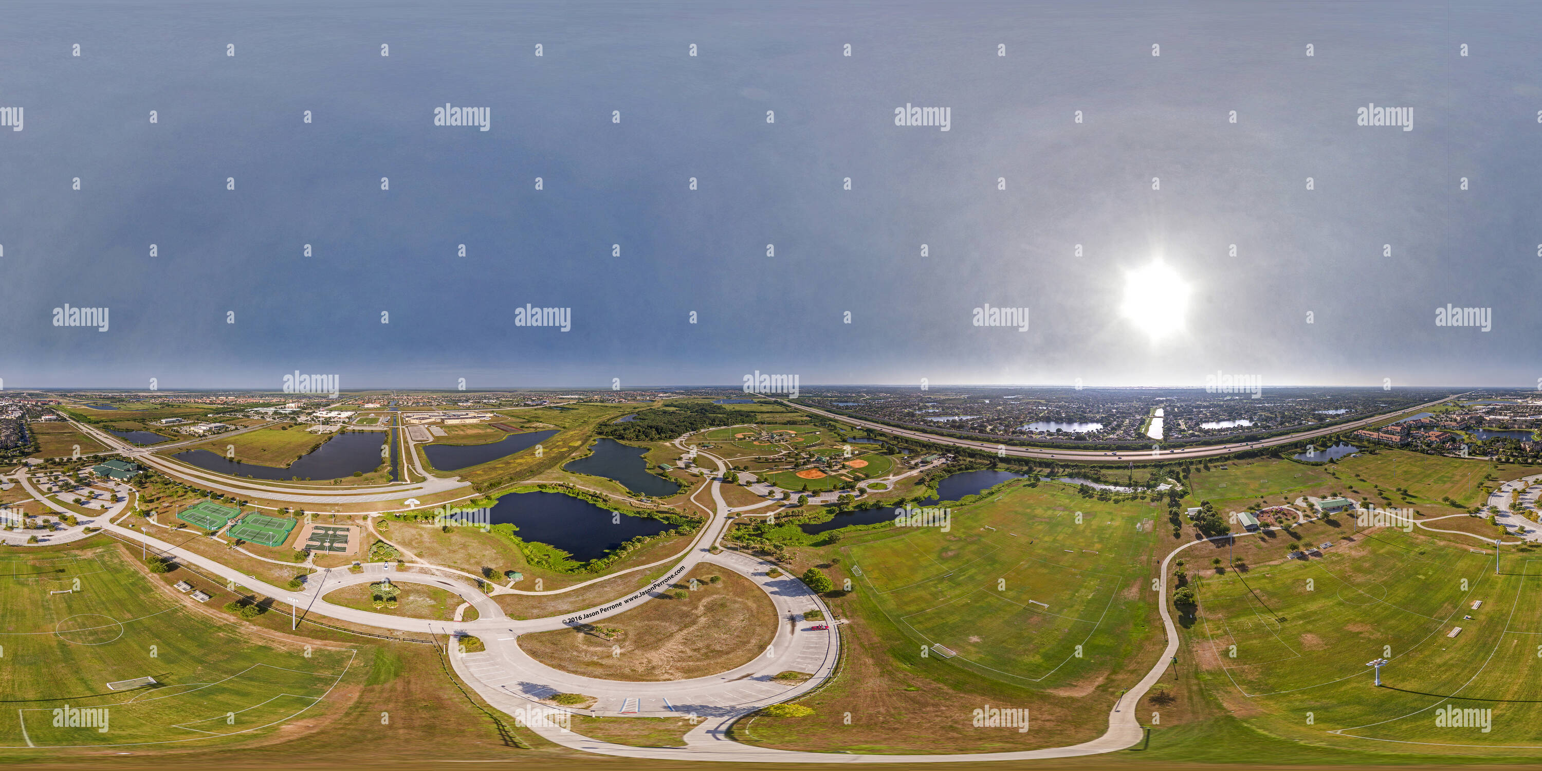360° view of Viera Regional Park Aerial - Alamy