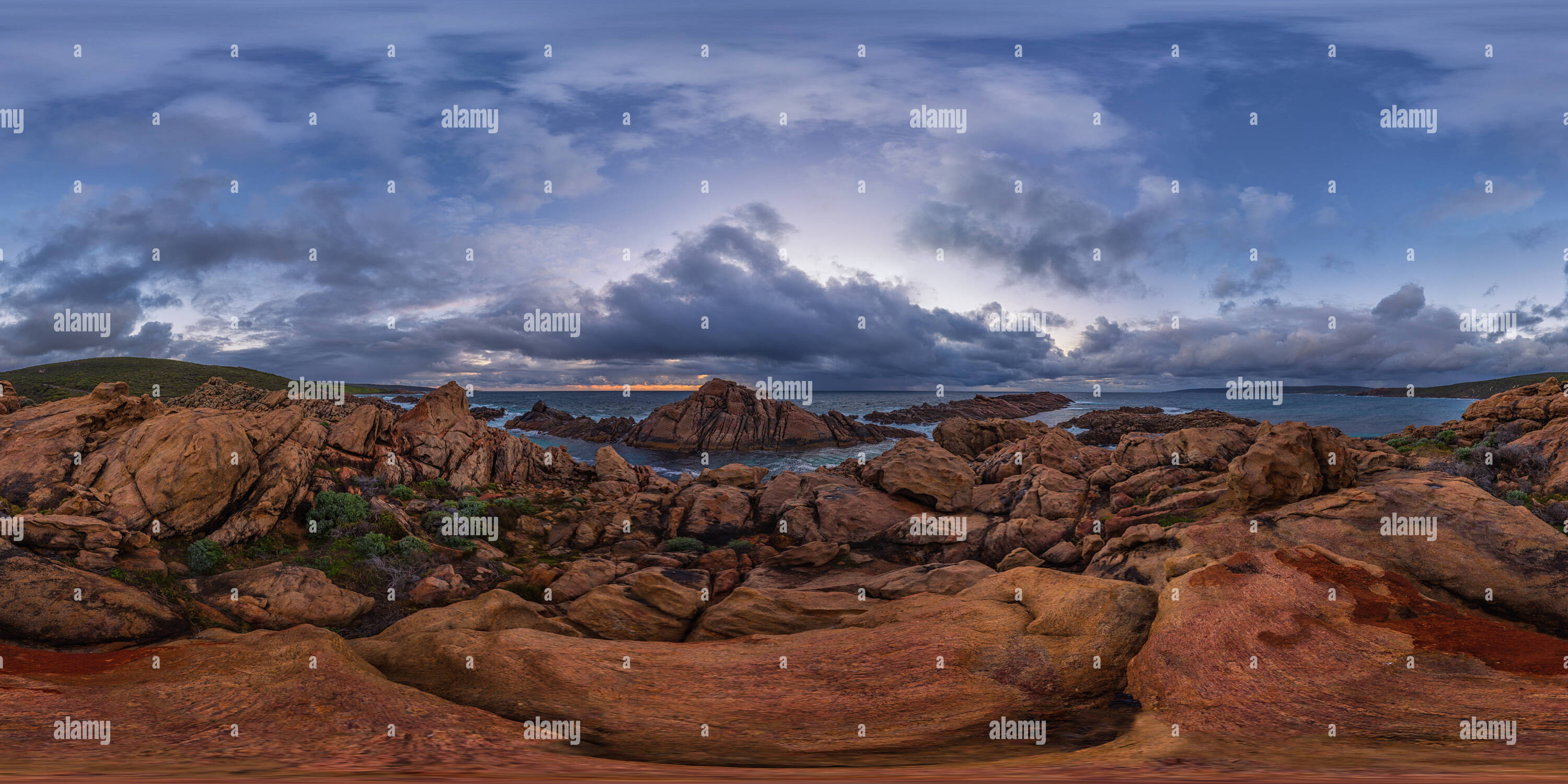 360° view of Canal Rocks, Yallingup - Alamy