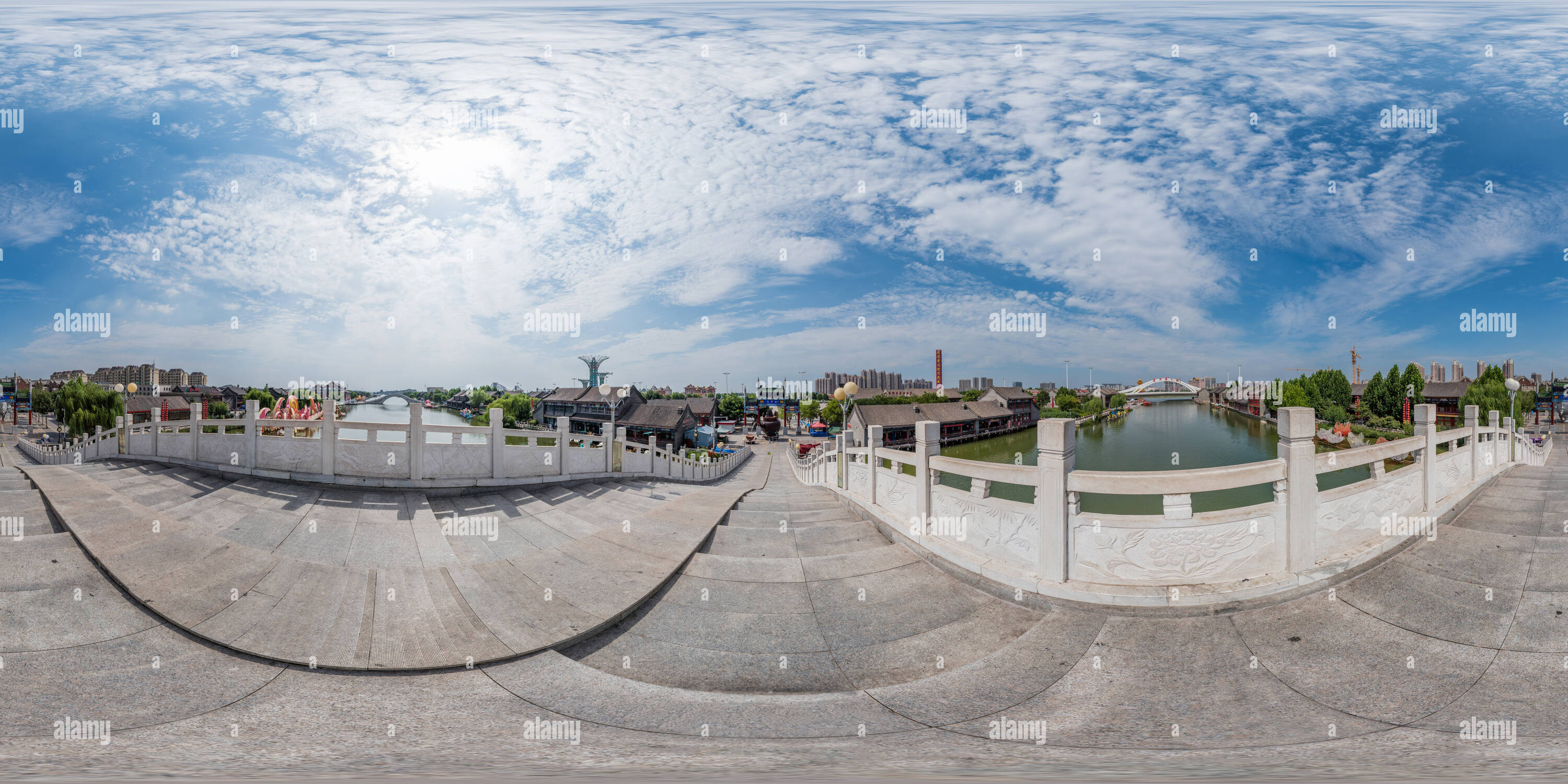 360° view of The canal's Chinatown 1 - Alamy