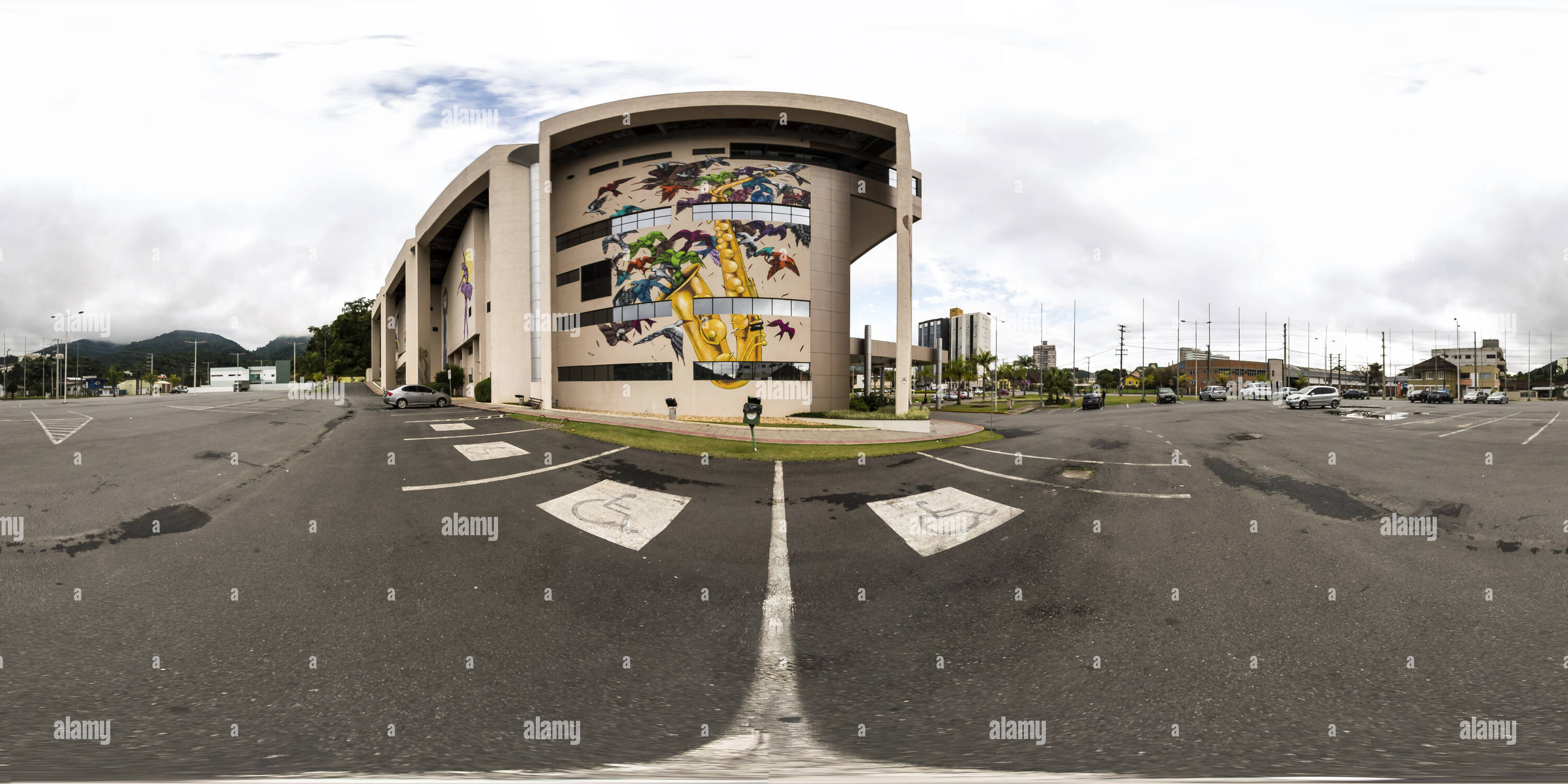 360° view of Scar, Artistic Structure, Jaraguá do Sul - Alamy