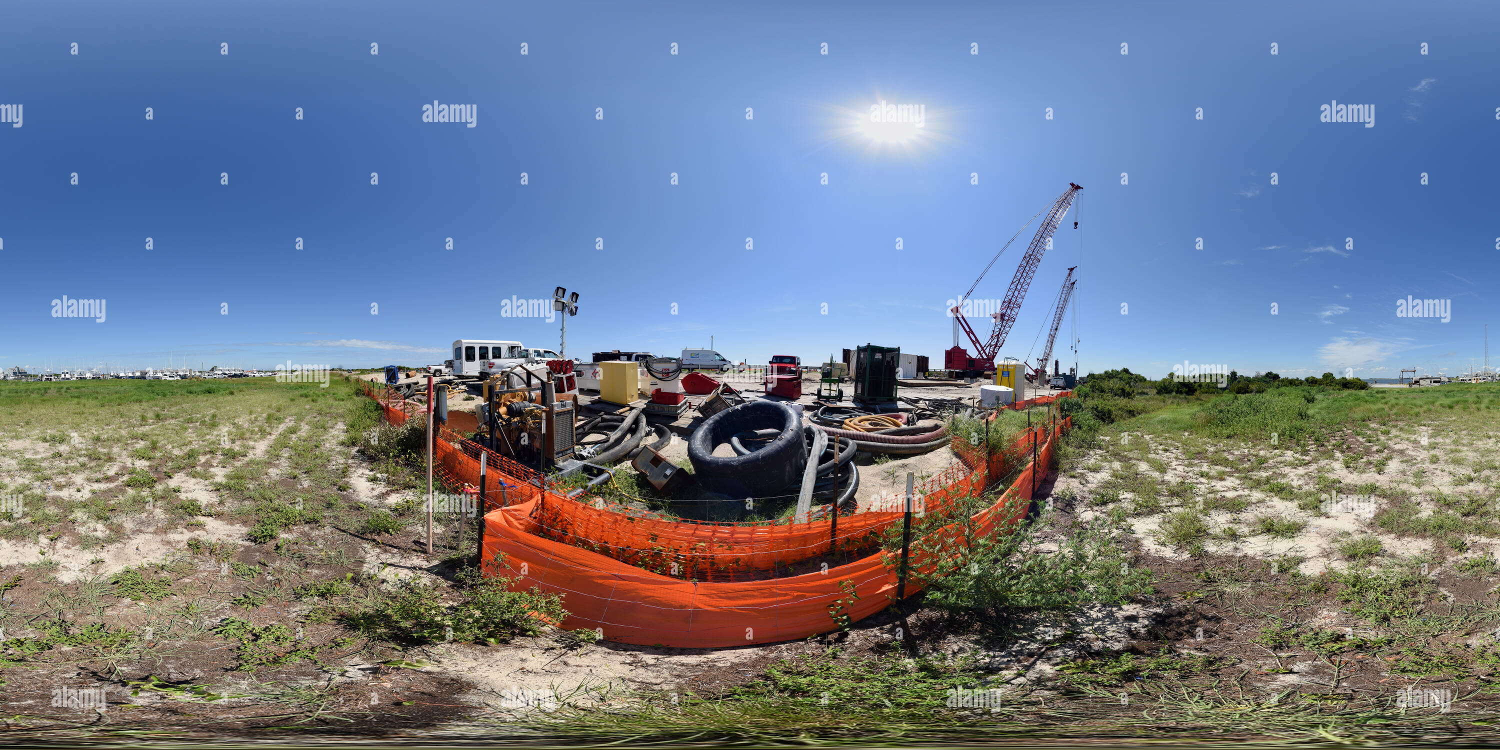 360° view of Herbert C Bonner Bridge - Alamy
