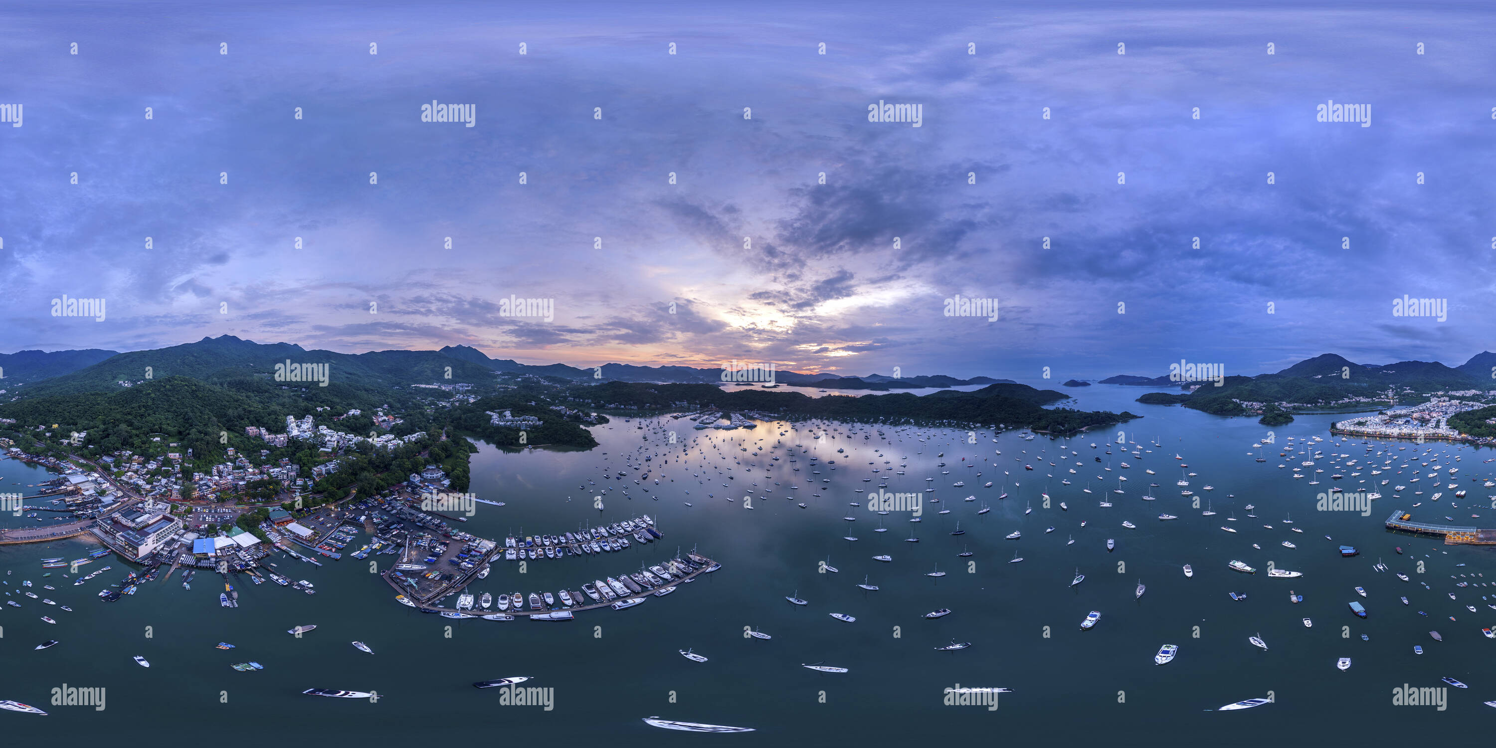 360° view of Pak Sha Wan(西貢白沙灣),Sai Kung, HK - Alamy