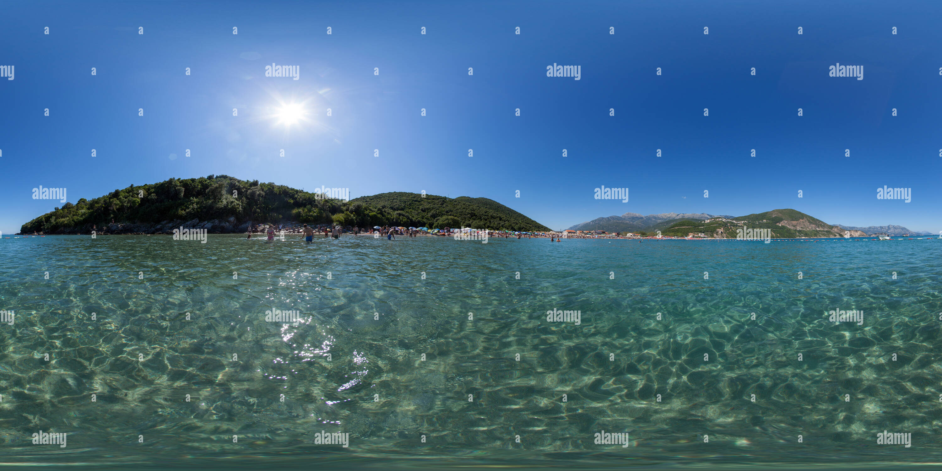 Jaz beach budva hi-res stock photography and images - Alamy