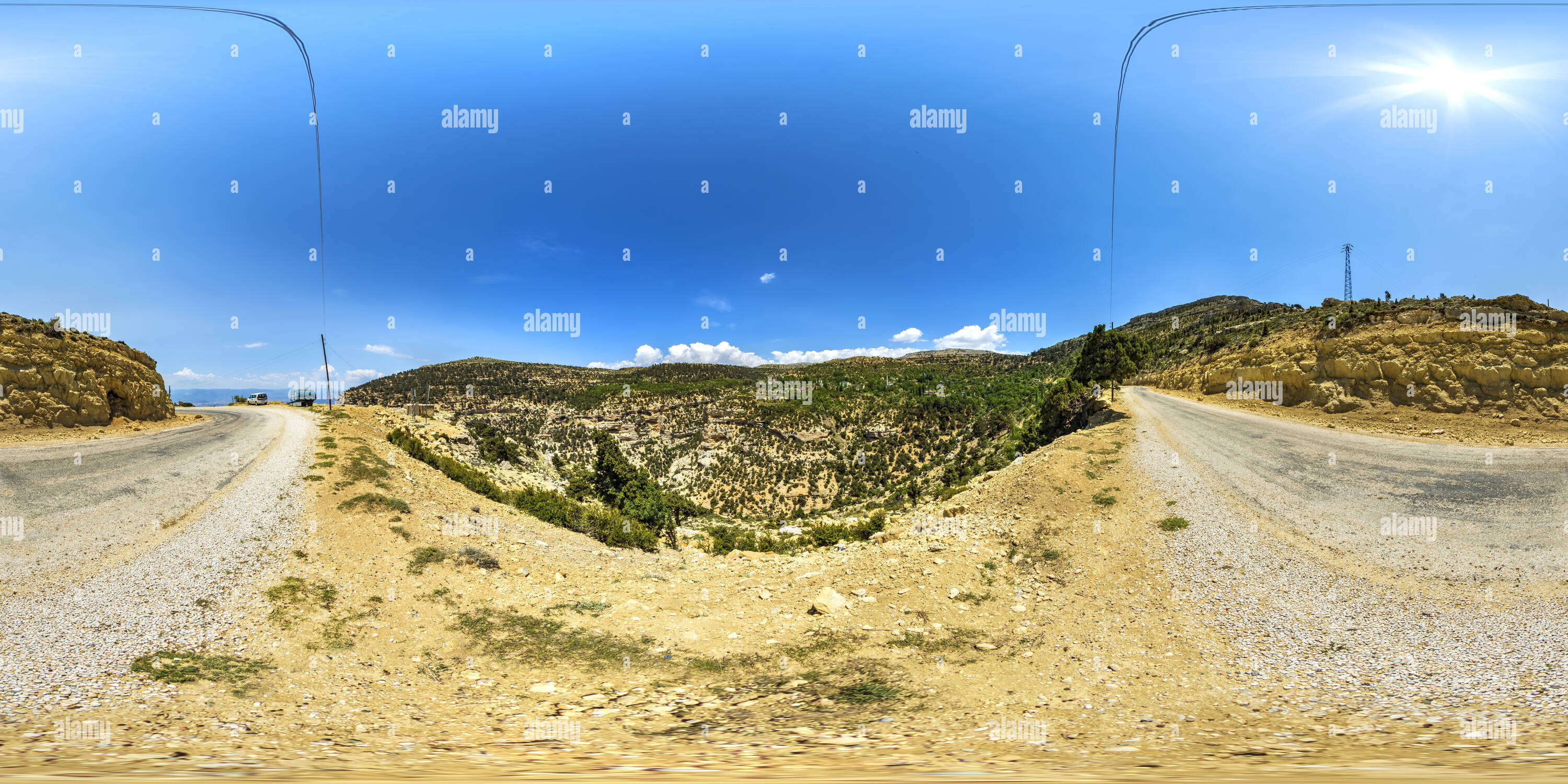 360° view of Kozlar Plateau Mut Vr Mersin 019 - Alamy