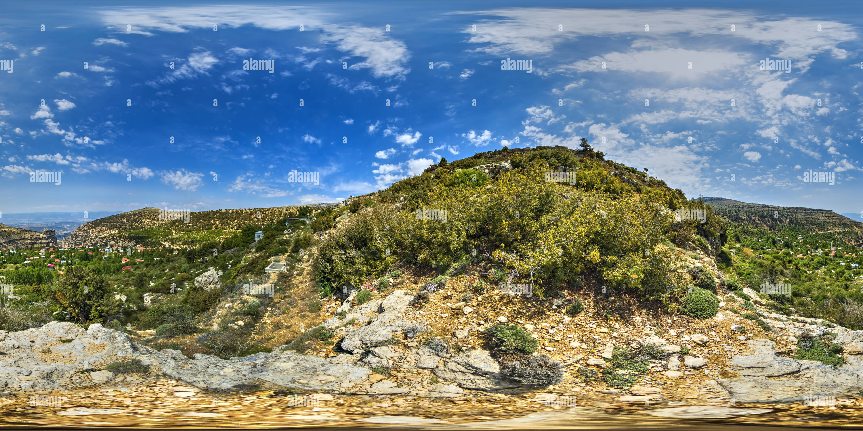 360° view of Kozlar Plateau Mut Vr Mersin 243 - Alamy