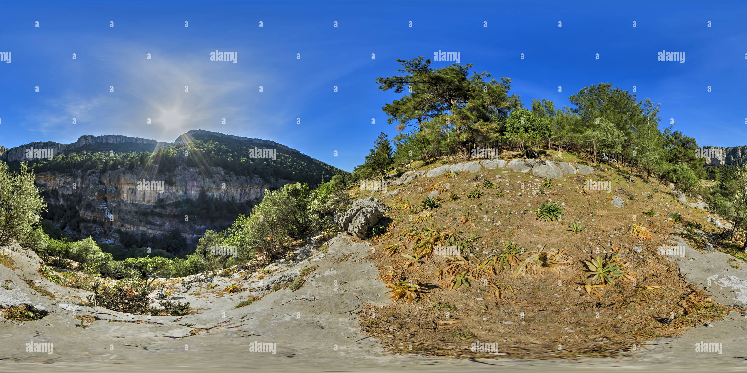 360° view of Lamas Lamos Limonlu Fortress And Valley Erdemli Vr Mersin ...