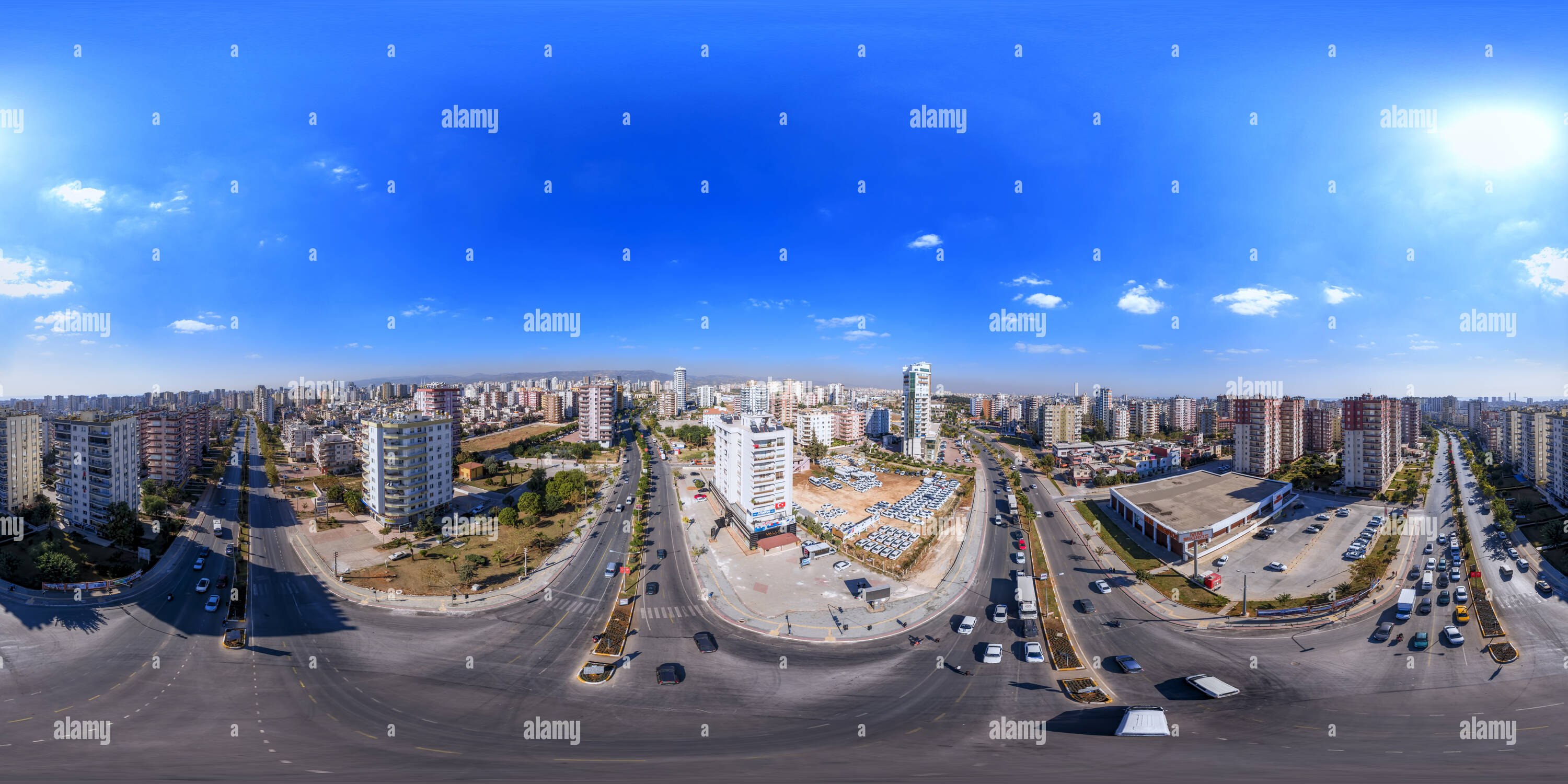 360° view of Lermon Crossroad Yenisehir Vr Mersin 742 - Alamy