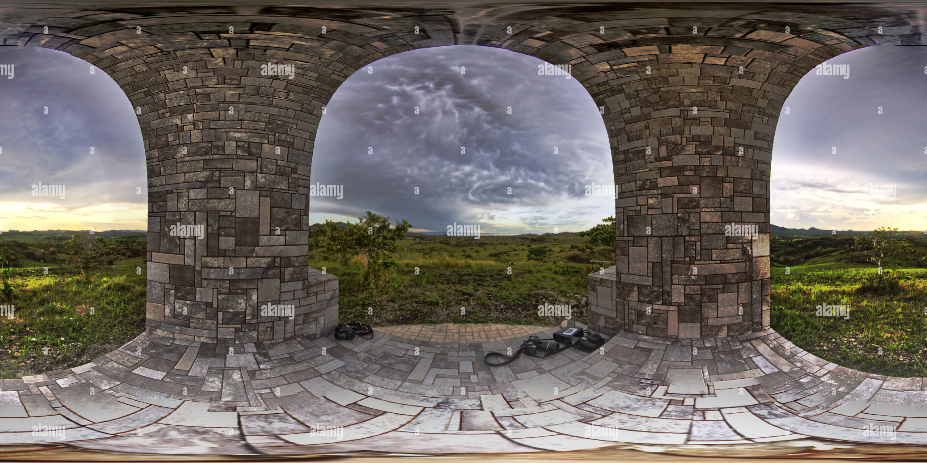360° view of Altar on top of the Hill - Alamy