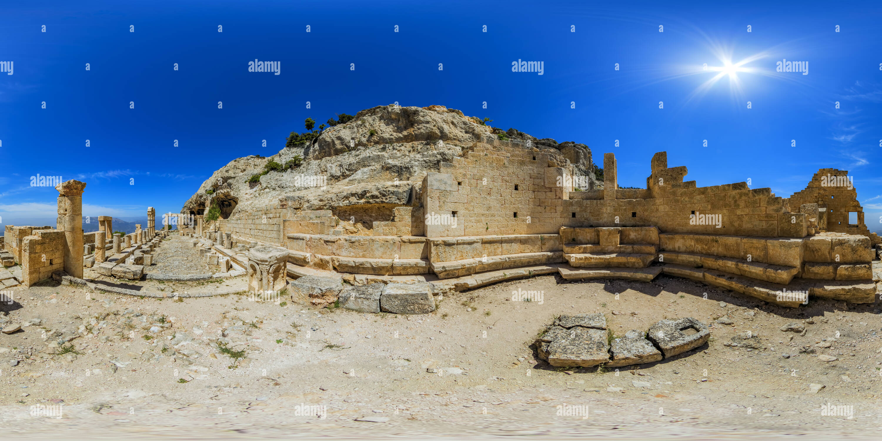 360° view of Alahan Monastery Mut Vr Mersin 645 - Alamy