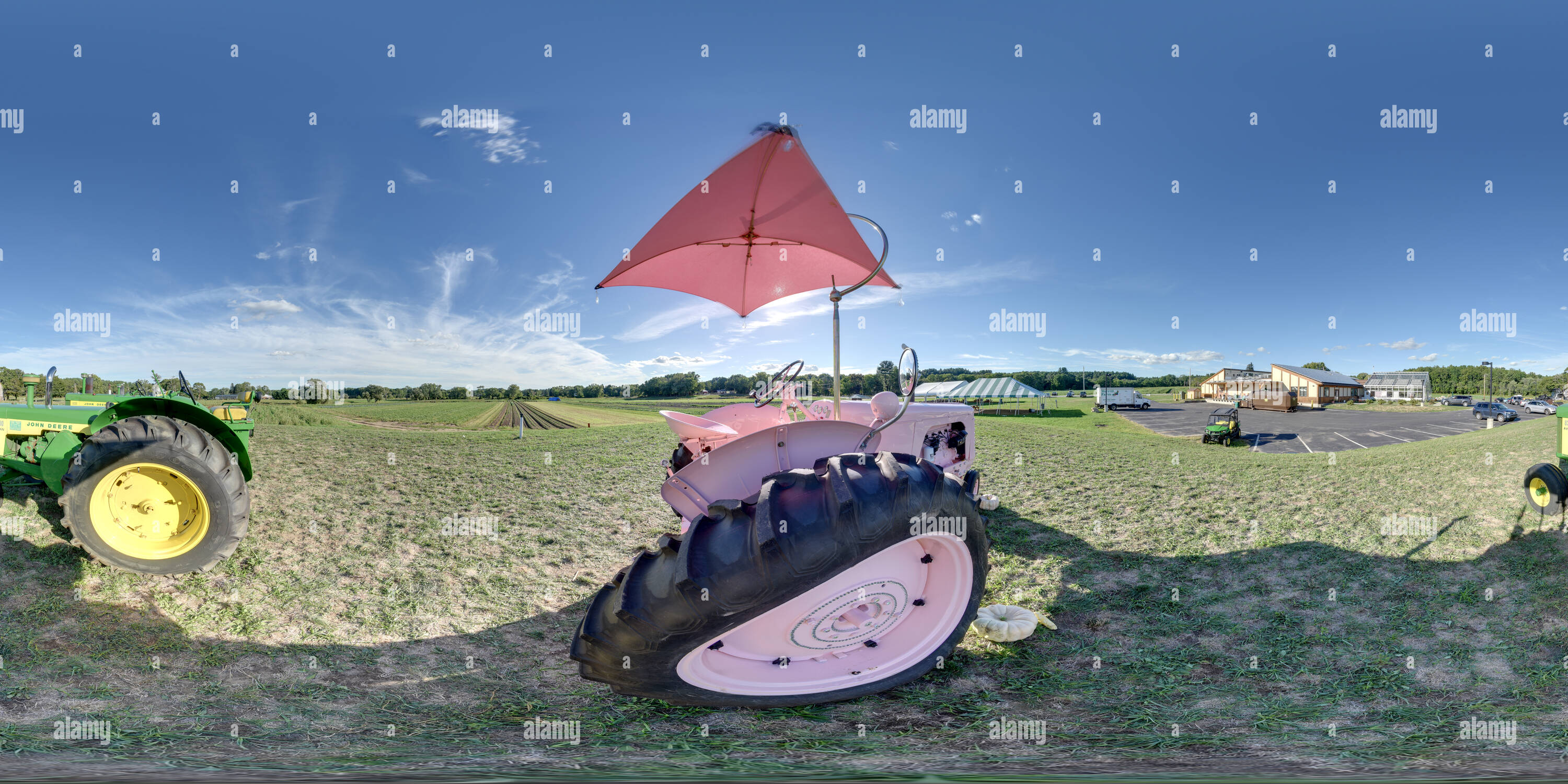360° view of Pink Tractor Two - Alamy