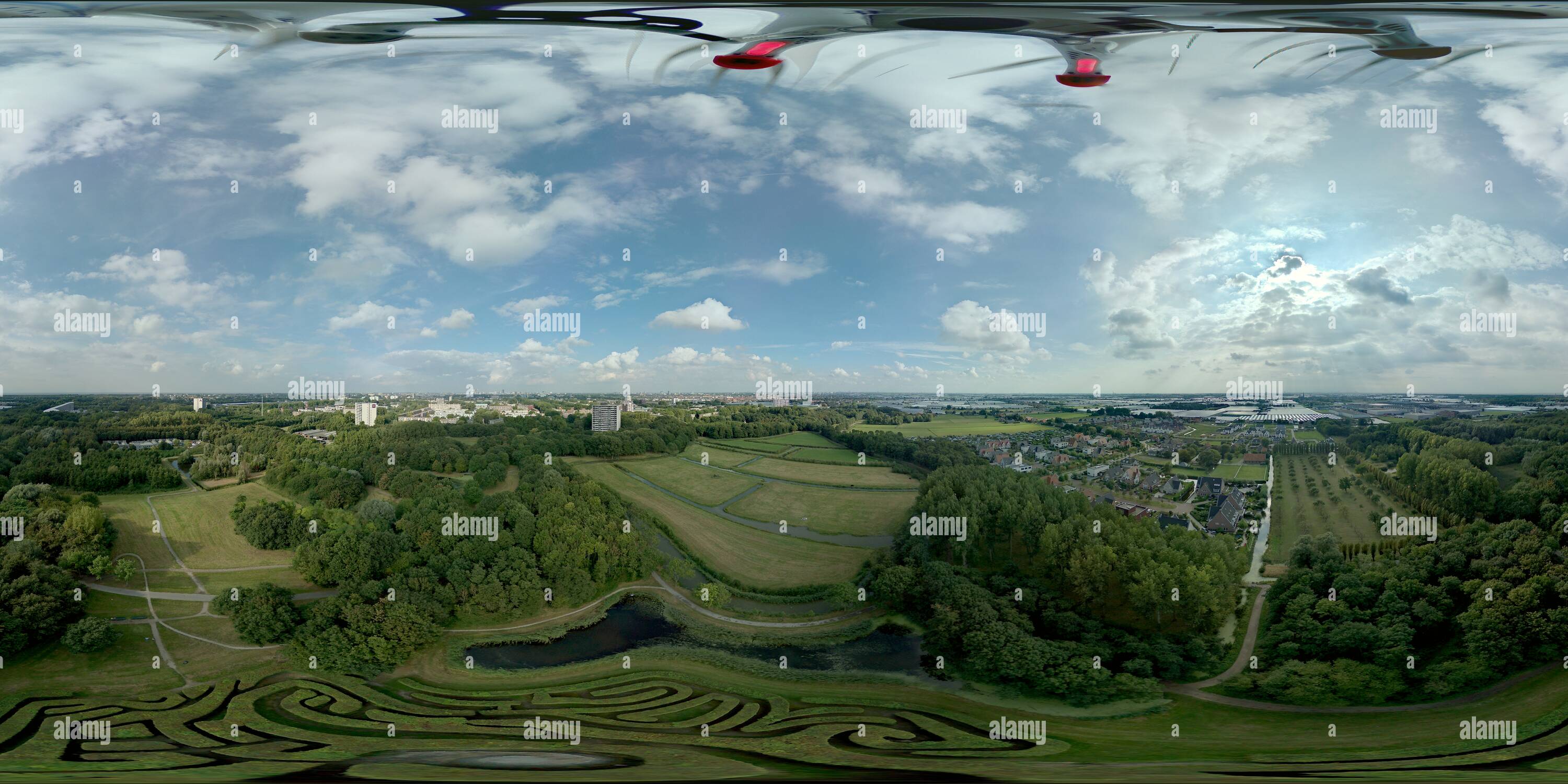 360° view of Labyrinth at De Uithof (The Hague, The Netherlands - Alamy