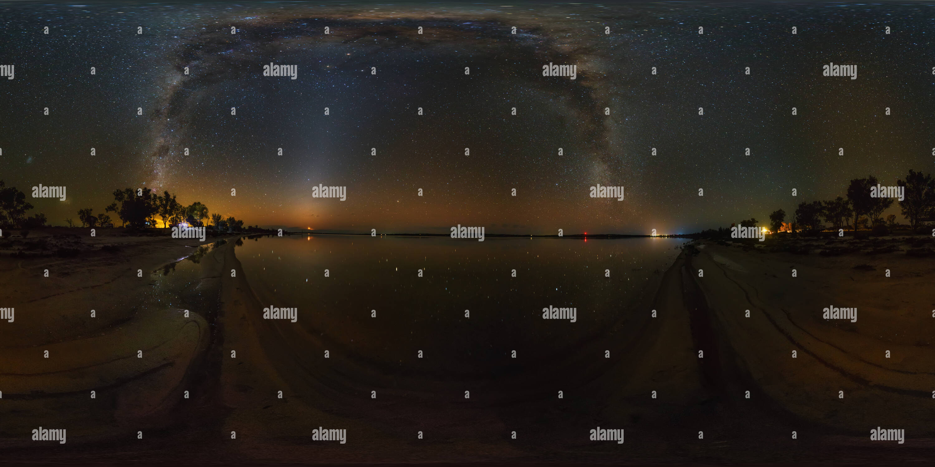 360° view of Venus sets at Lake Ninan - Alamy
