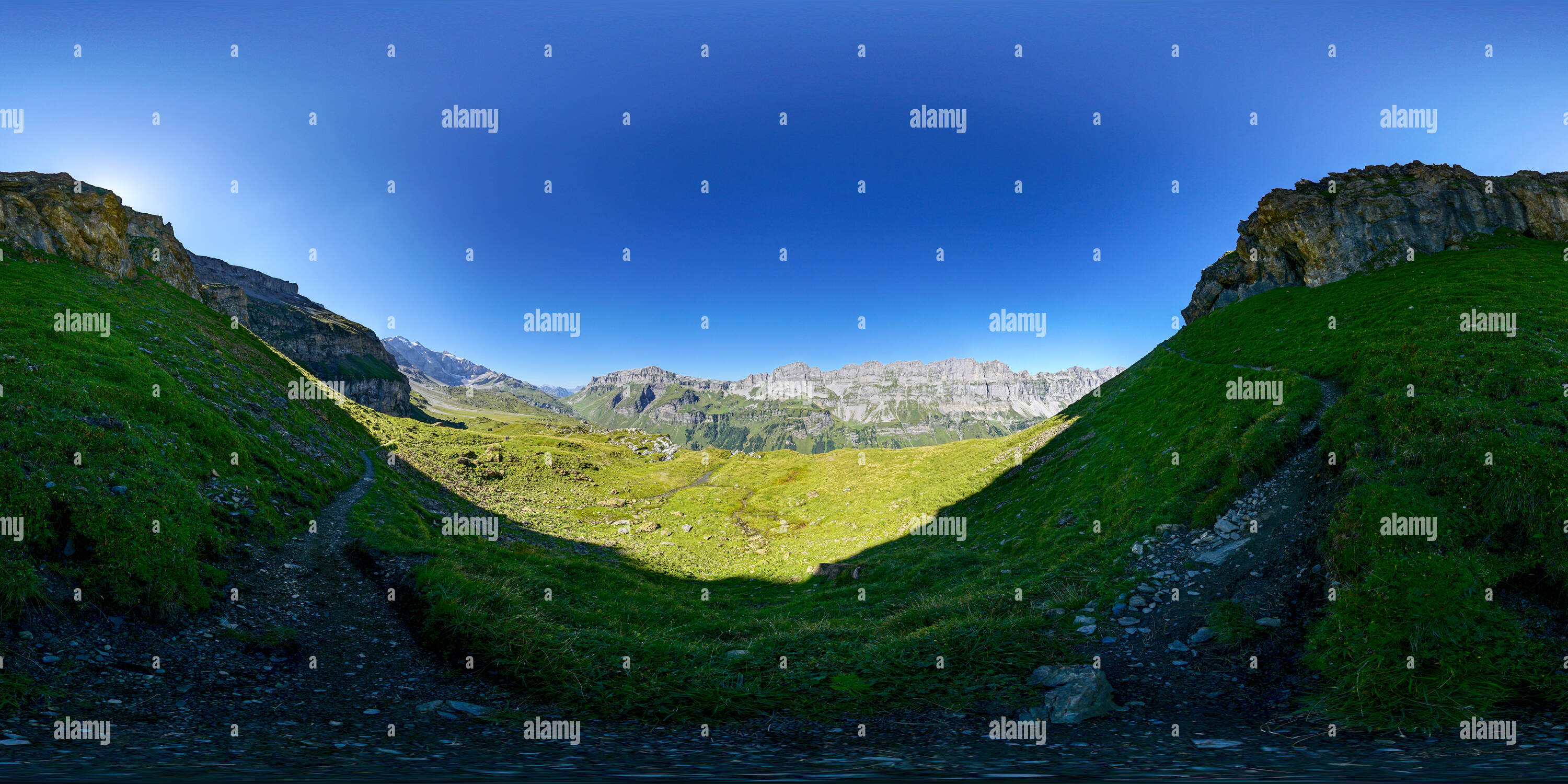 360° view of Clariden Ridgeway Trail 3 - Alamy