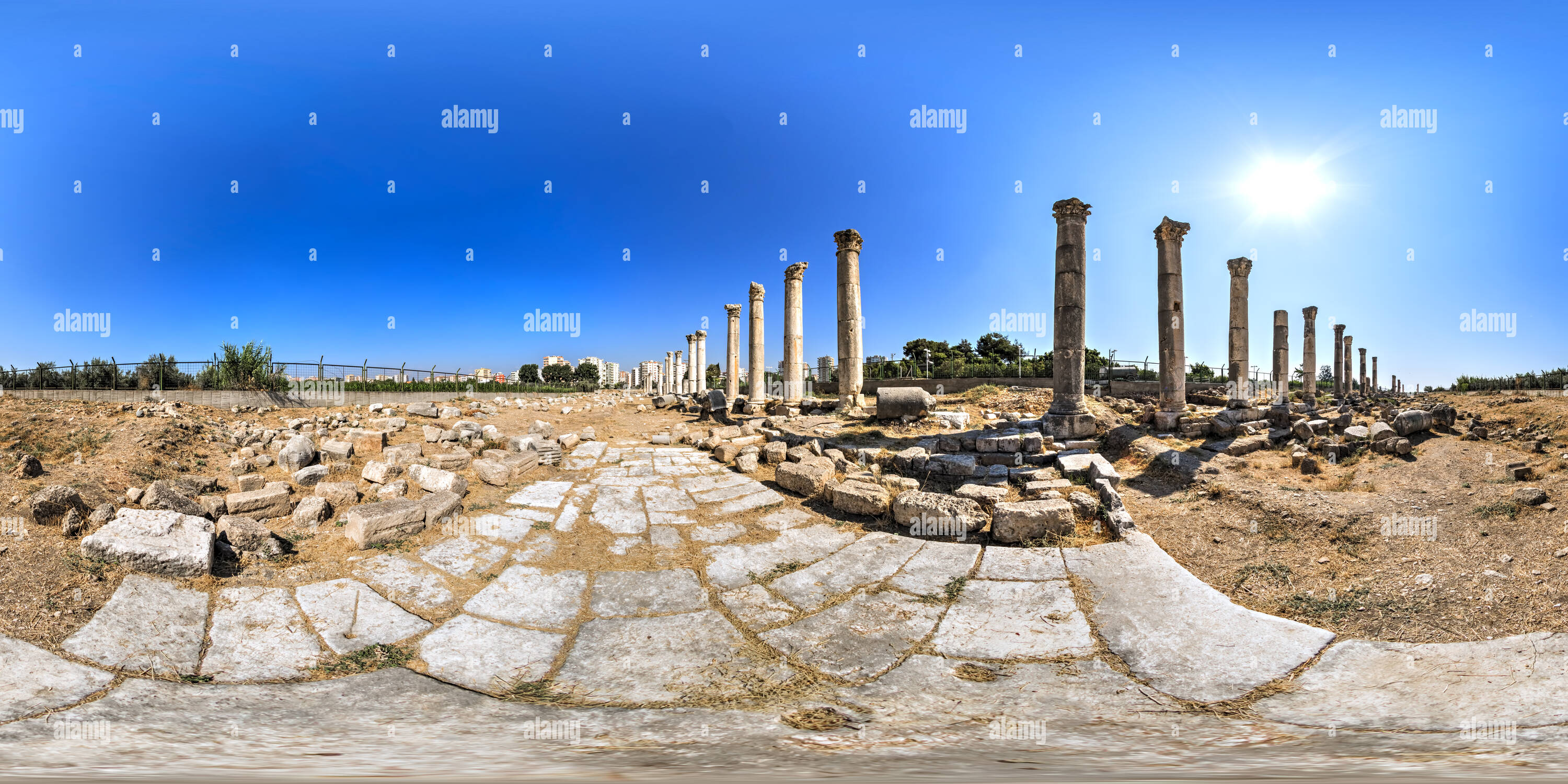 360° view of Soli Soloi Pompeiopolis The Columnar Street Mezitli Vr ...