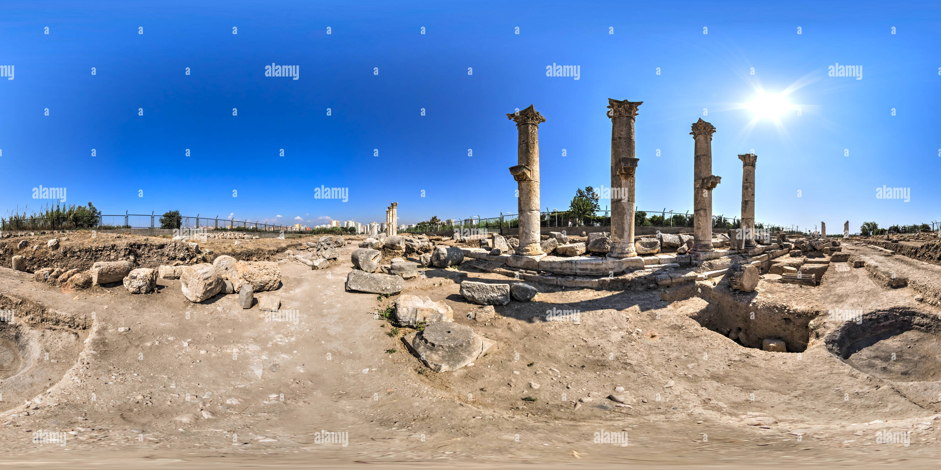360° view of Soli Soloi Pompeiopolis The Columnar Street Mezitli Vr ...