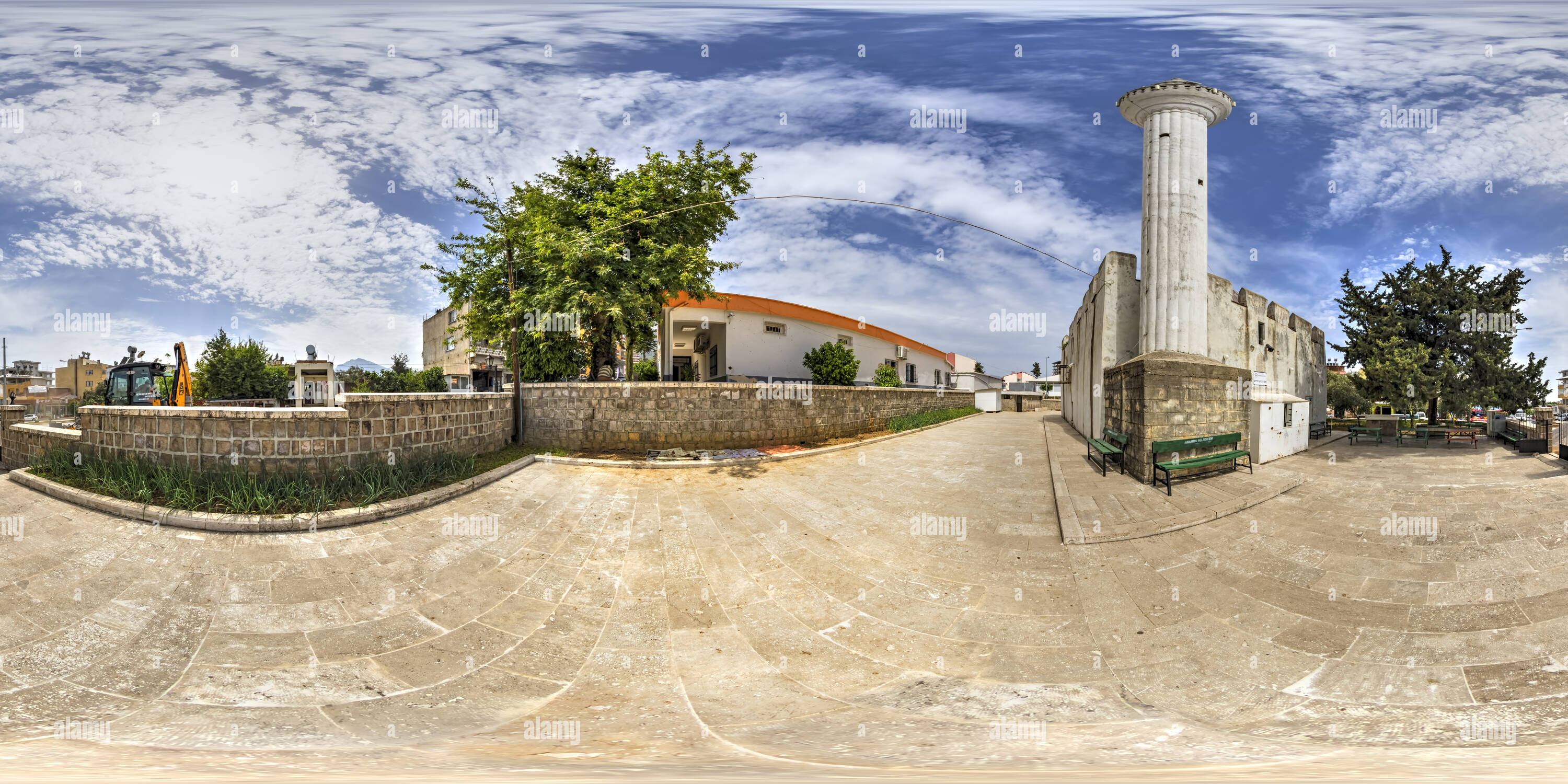 360° view of Sultan Alaaddin Mosque Ak Cami Anamur Vr Mersin 522 - Alamy