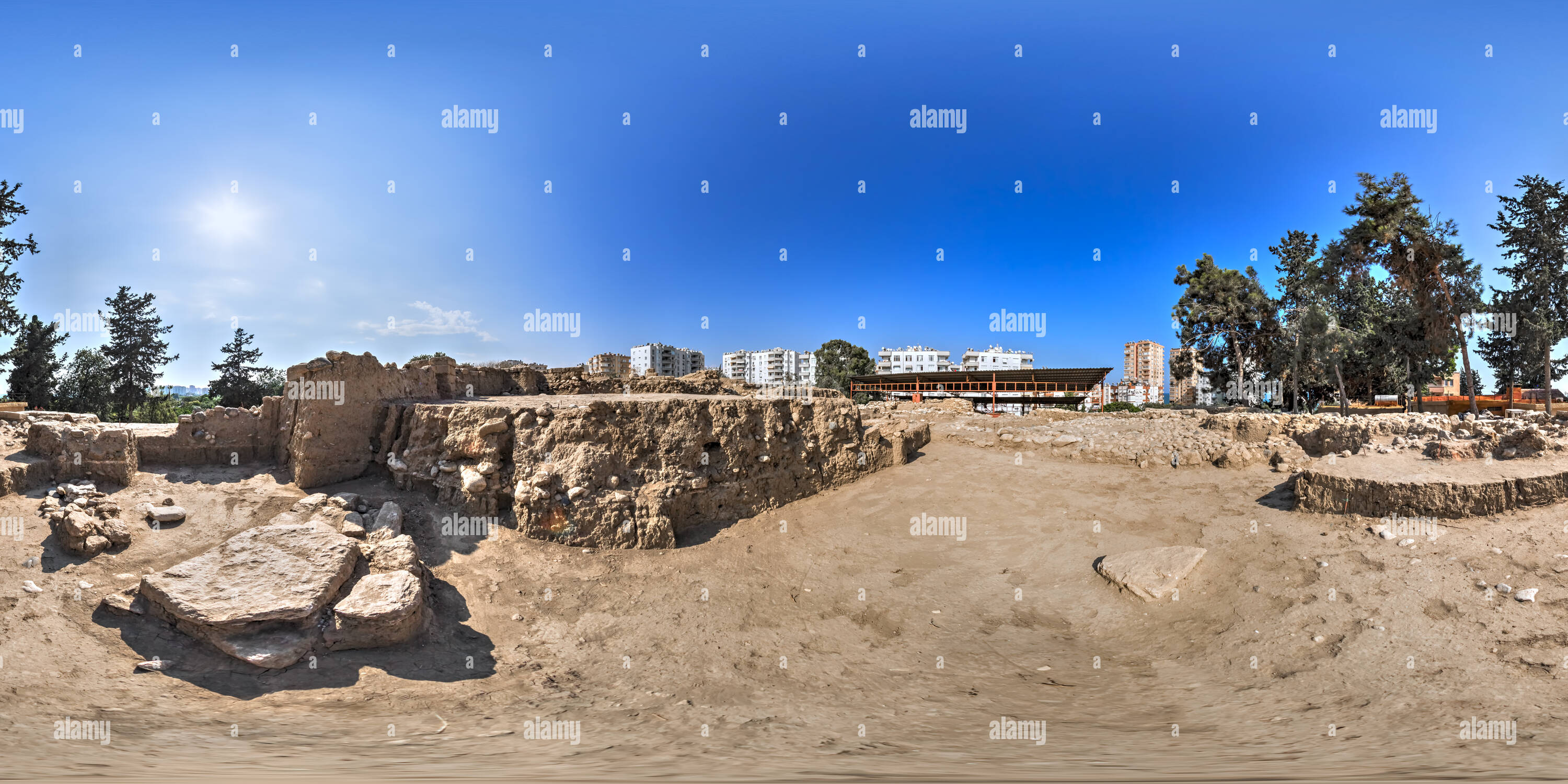 360° view of Soli Soloi Pompeiopolis Soli Tumulus Mezitli Vr Mersin 88d ...