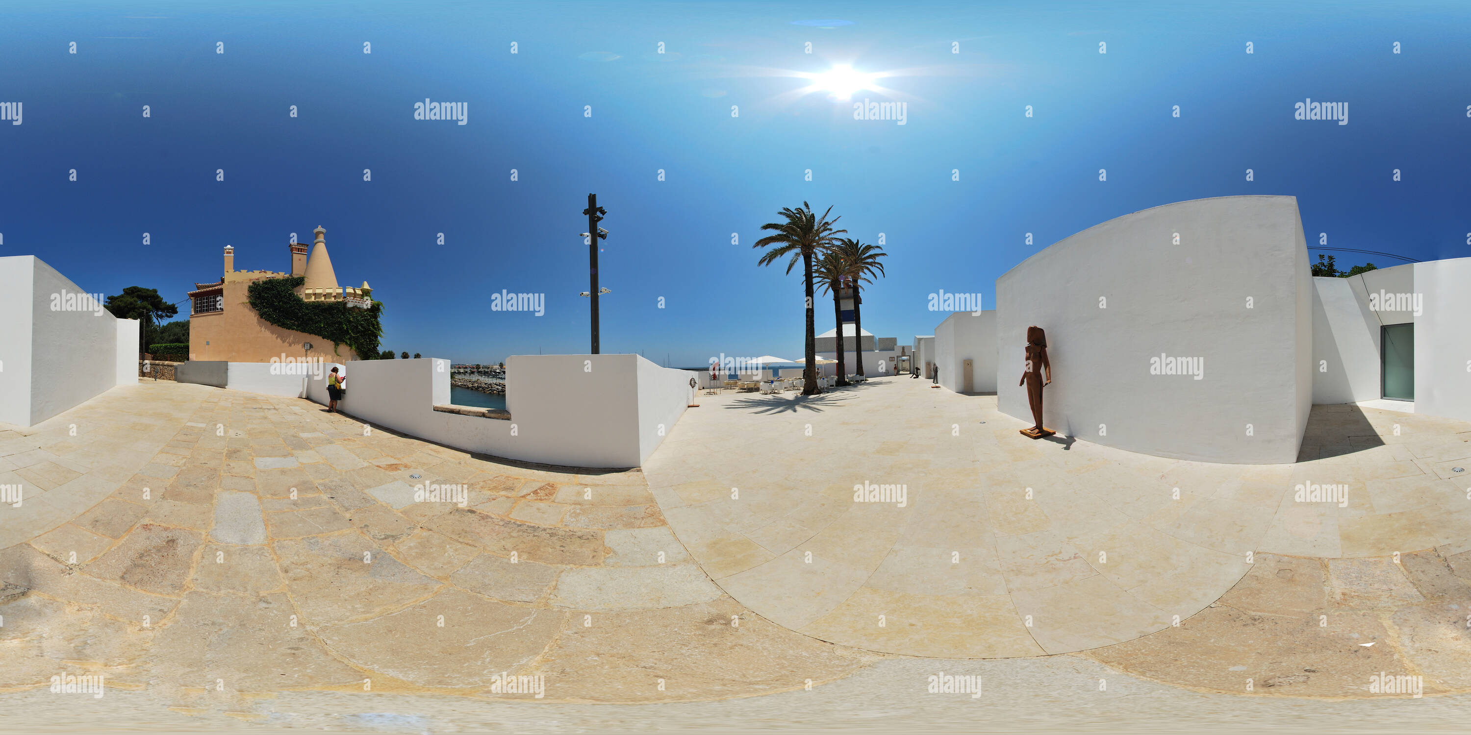 360° view of cascais lighthouse museum - Alamy