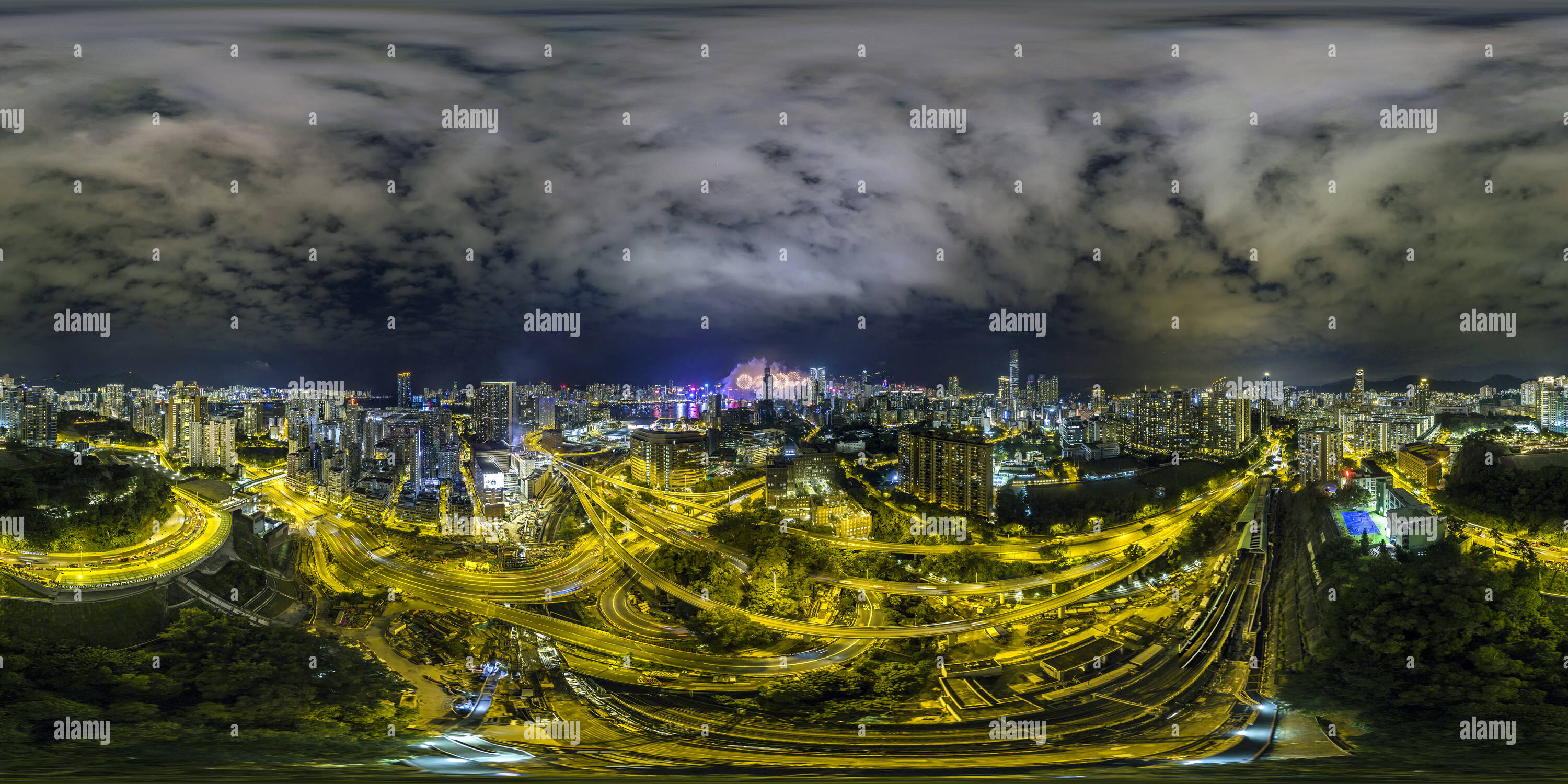 360° view of Traffic Network At Ho Man Tin(何文田交通網), Kowloon, HK - Alamy