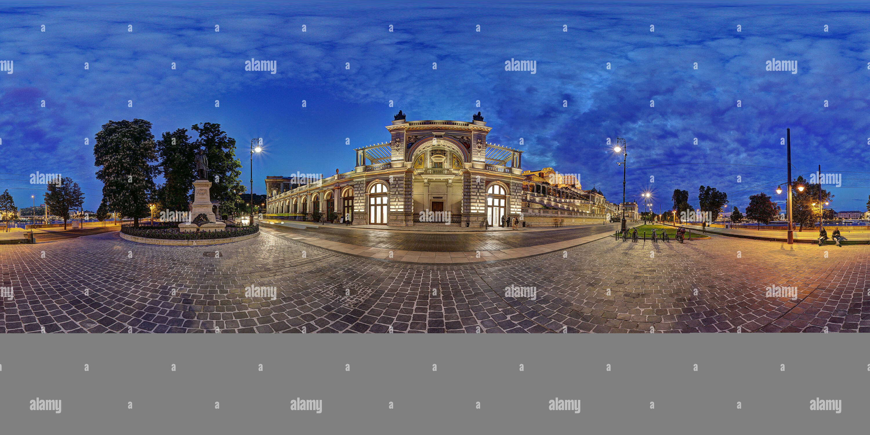360° view of Budapest360 Castle Bazaar - Alamy