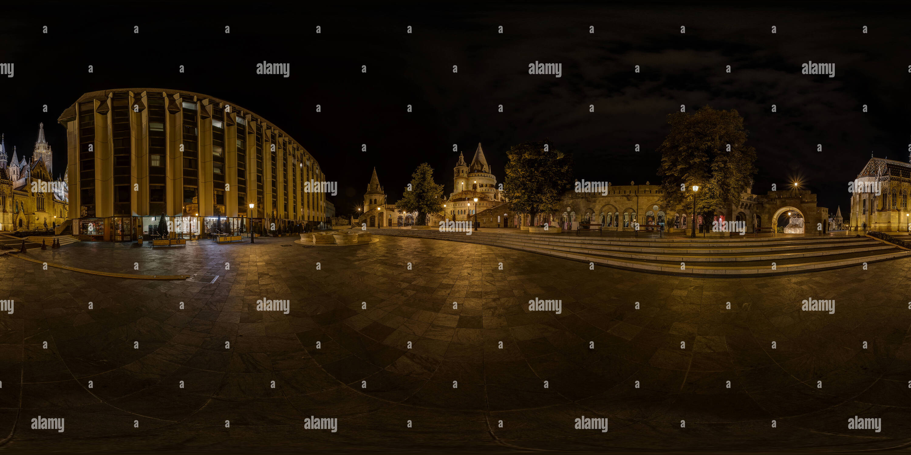 360° view of Fishermans Bastion Fishermans Bastion 19 - Alamy