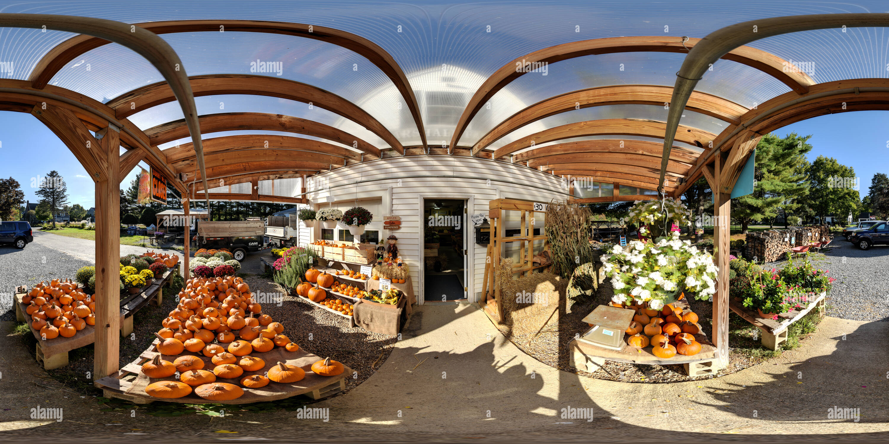 360° view of Marshall Farm Stand - Alamy