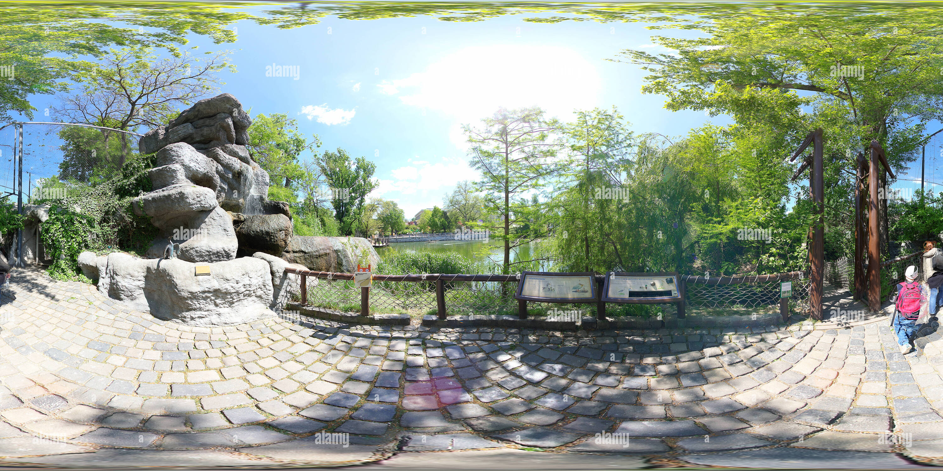 360° view of Budapest Zoo Budapest Zoo 80 - Alamy