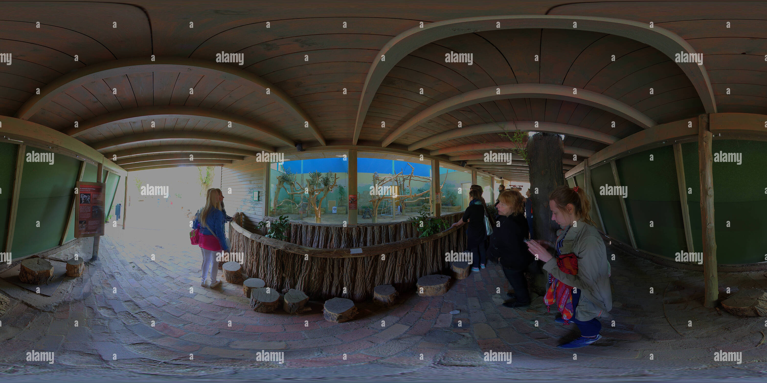 360° view of Budapest Zoo Budapest Zoo 94 - Alamy