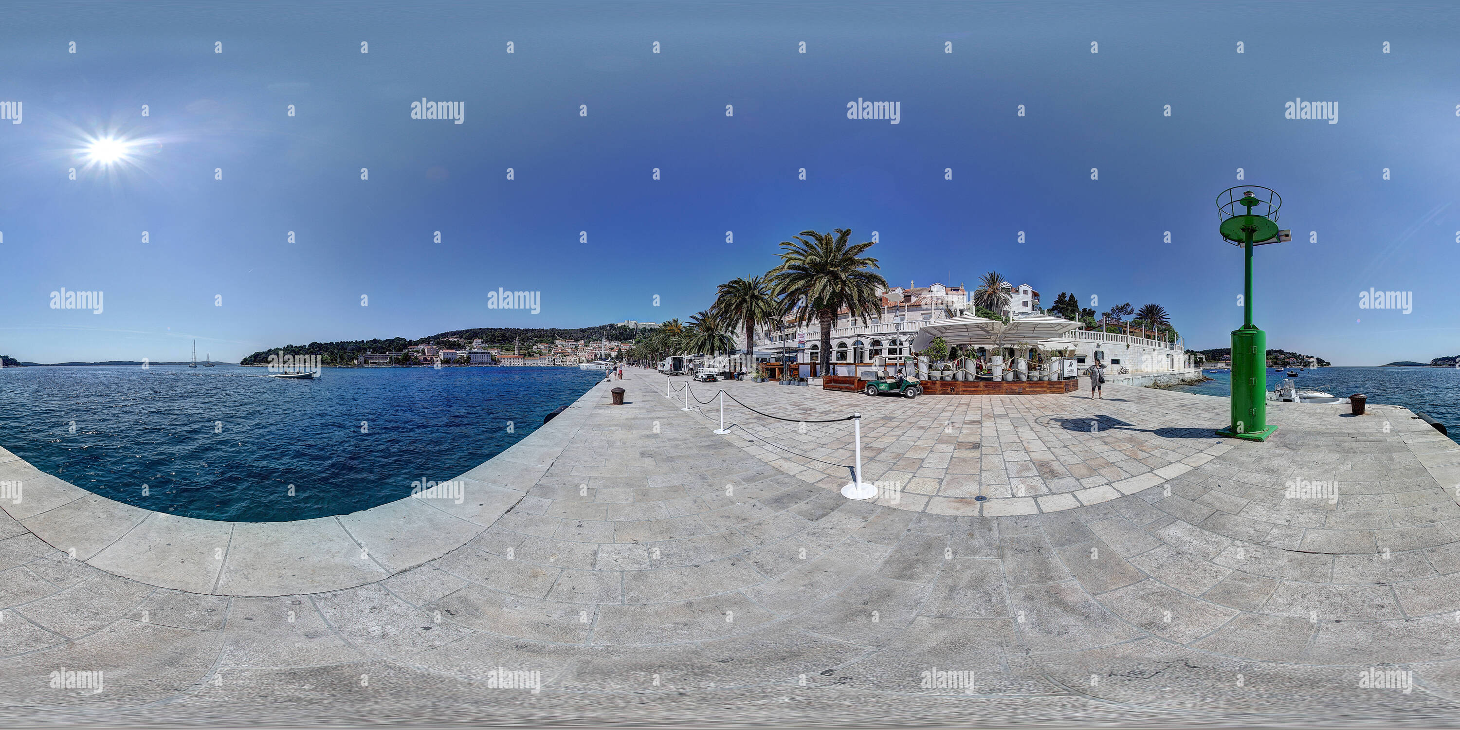 360° view of Hvar Hvar City Tour 05 - Alamy