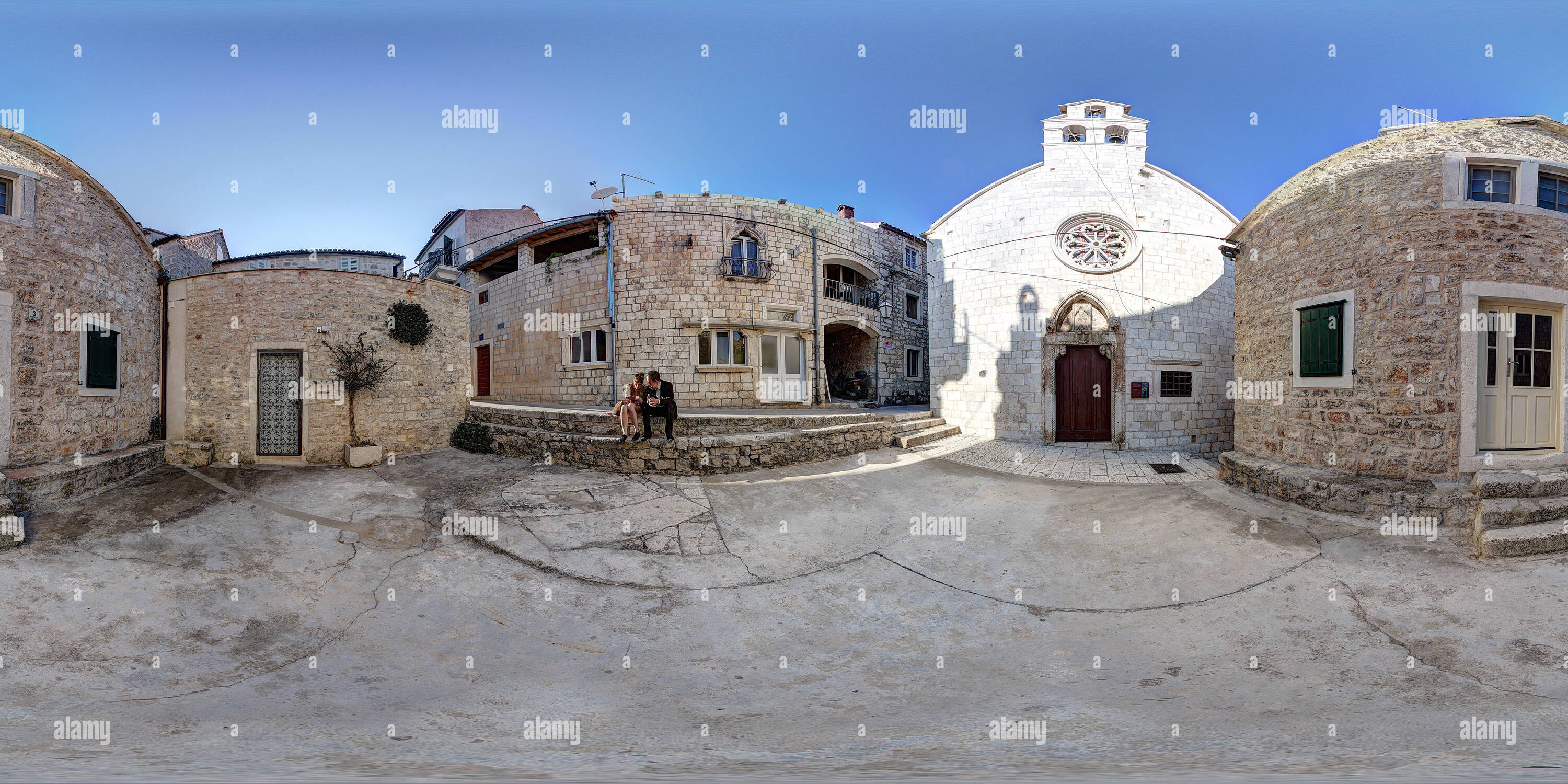360° view of Hvar Hvar City Tour 27 - Alamy