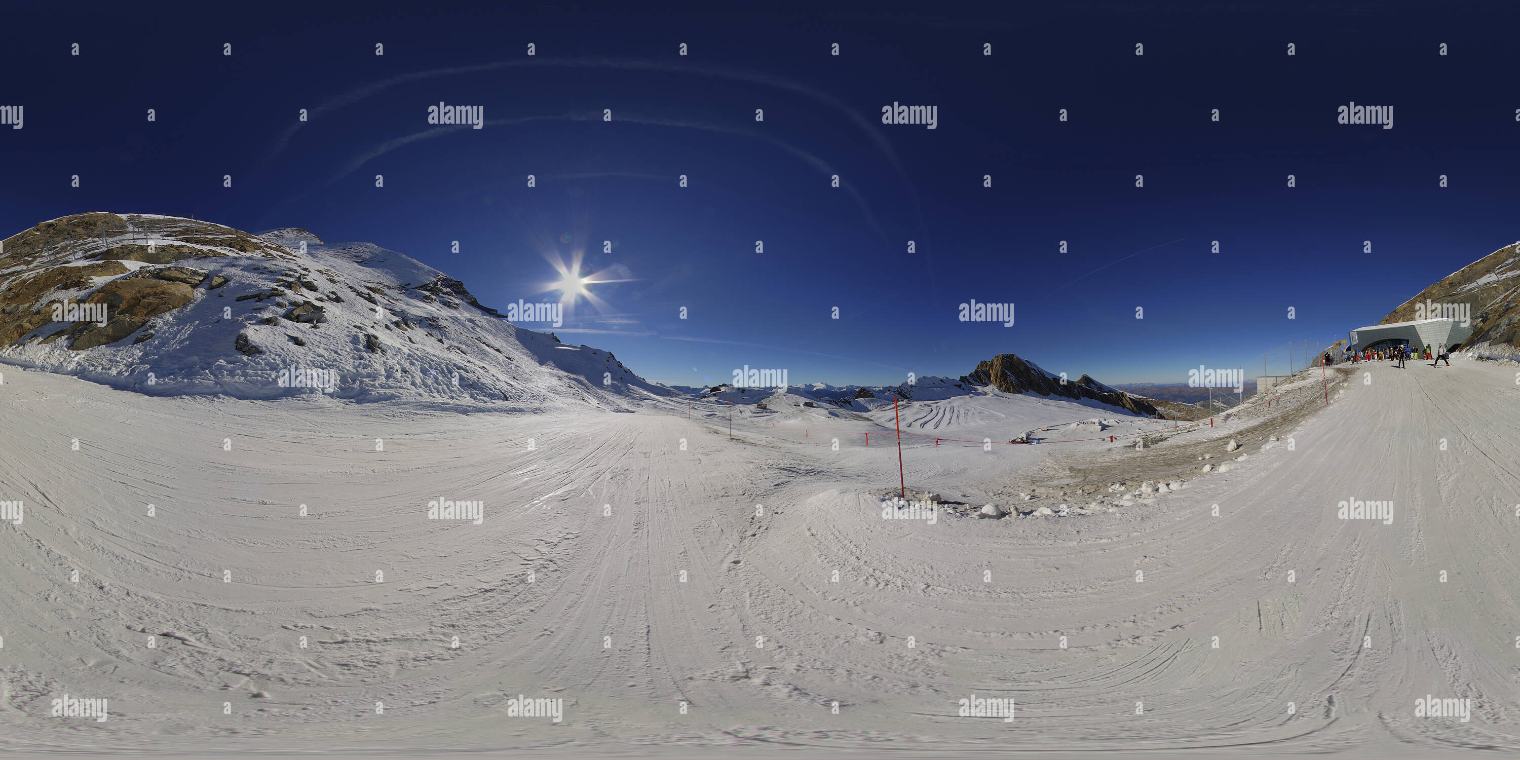 360° view of Kitzsteinhorn Resort Kitzsteinhorn Ski Resort 12 - Alamy