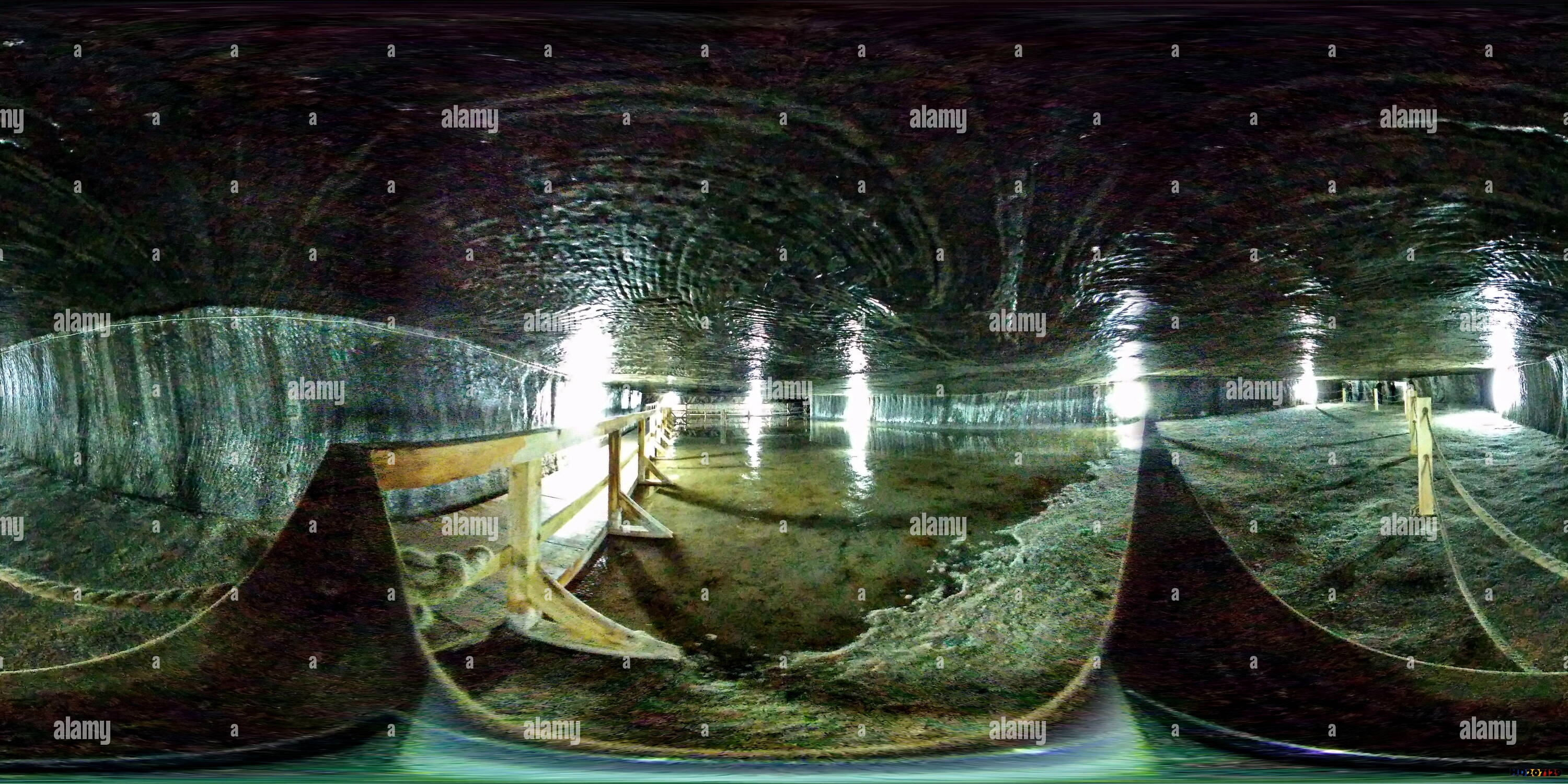 360° view of Turda Salt Mine - Alamy
