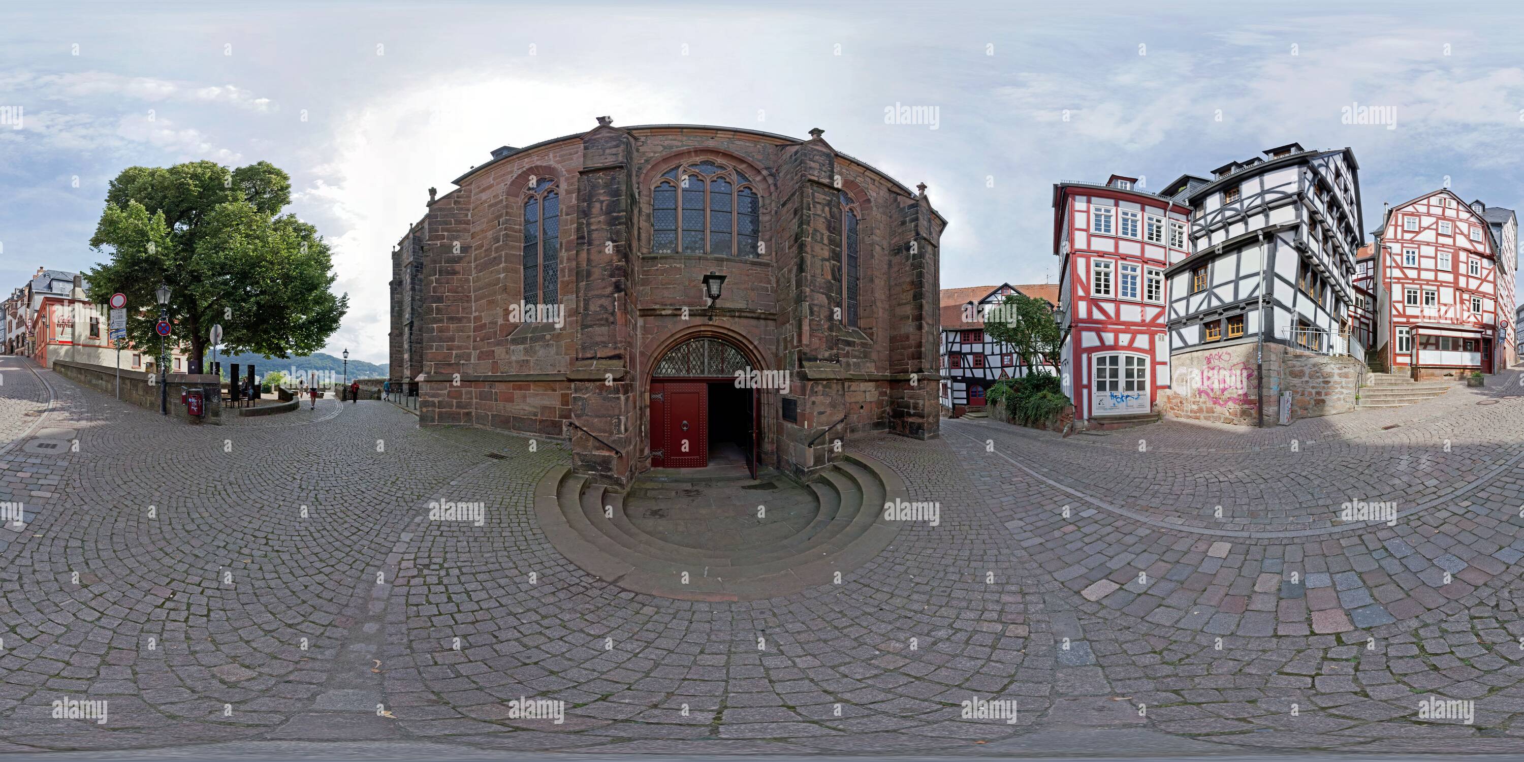 360° view of Marburg – University Church, Outside View 2 - Alamy