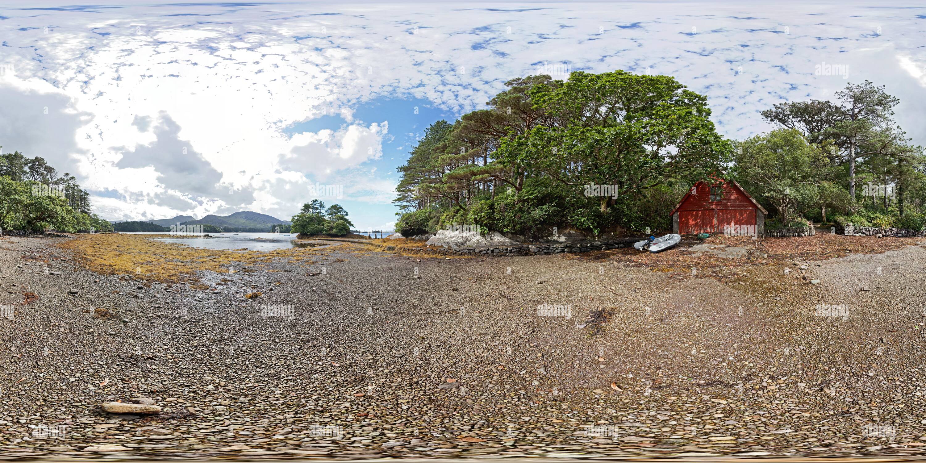 360° view of Ring of Béara - Derreen Garden - Little Island - Alamy