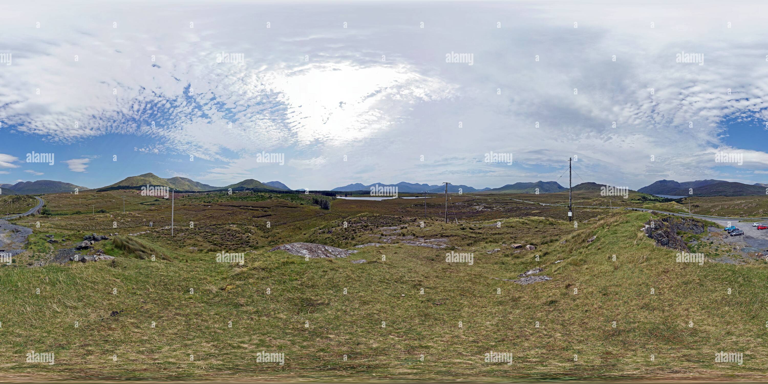 360° view of Connemara - Connemara Loop - Alamy