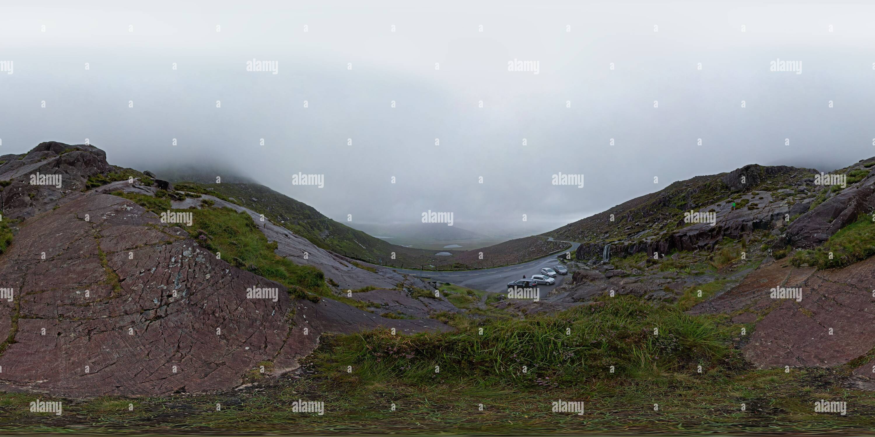 360° view of Connor Pass - Near the Top I - Alamy