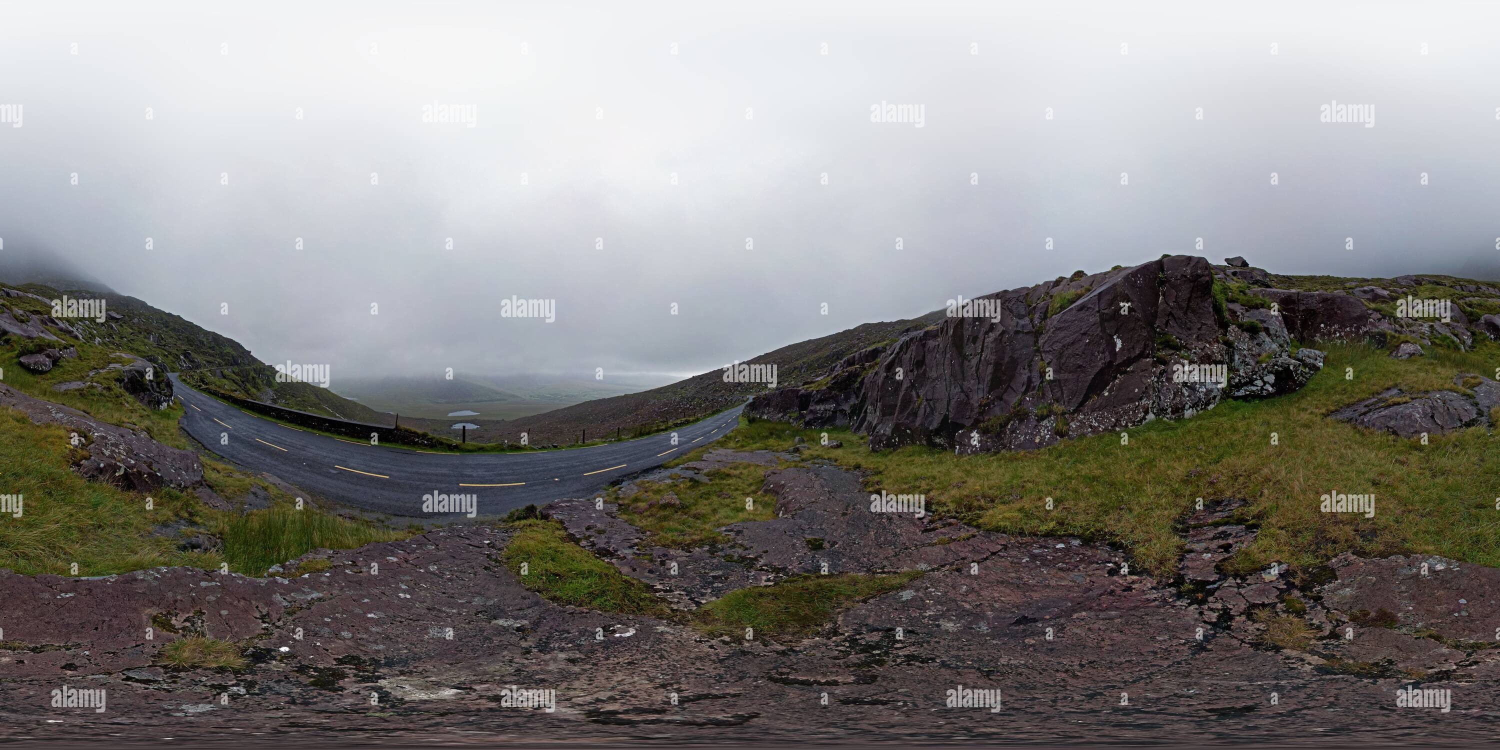 360° view of Connor Pass - Near the Top II - Alamy