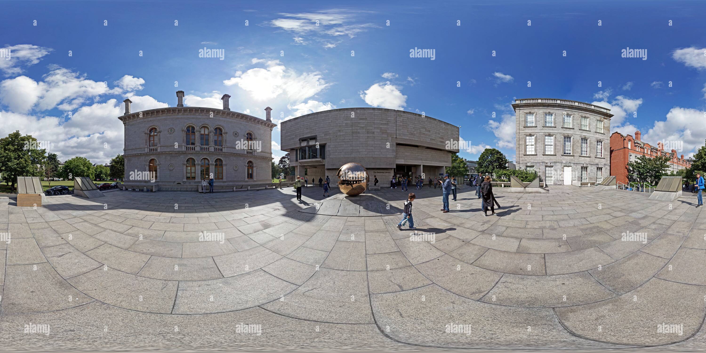 360° view of Dublin, Trinity College - The Berkeley Library, View 1 - Alamy