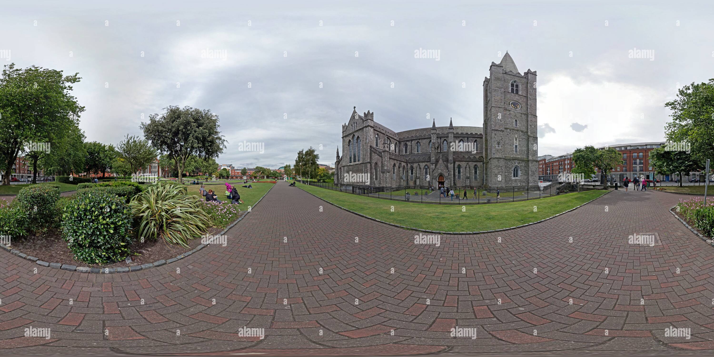 360° view of Dublin - St. Patrick's Cathedral, View I - Alamy