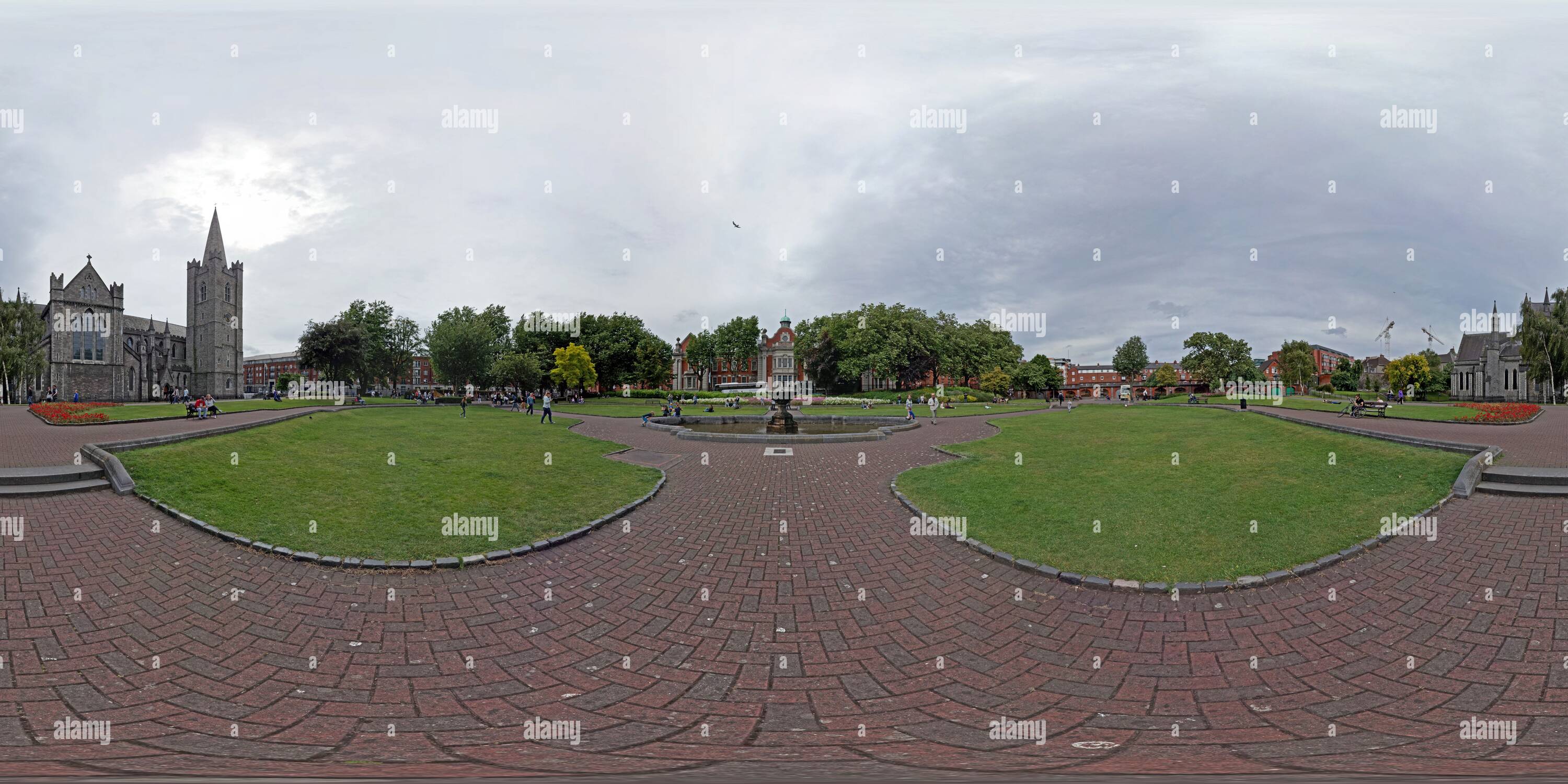 360° view of Dublin - St. Patrick's Cathedral, View II - Alamy