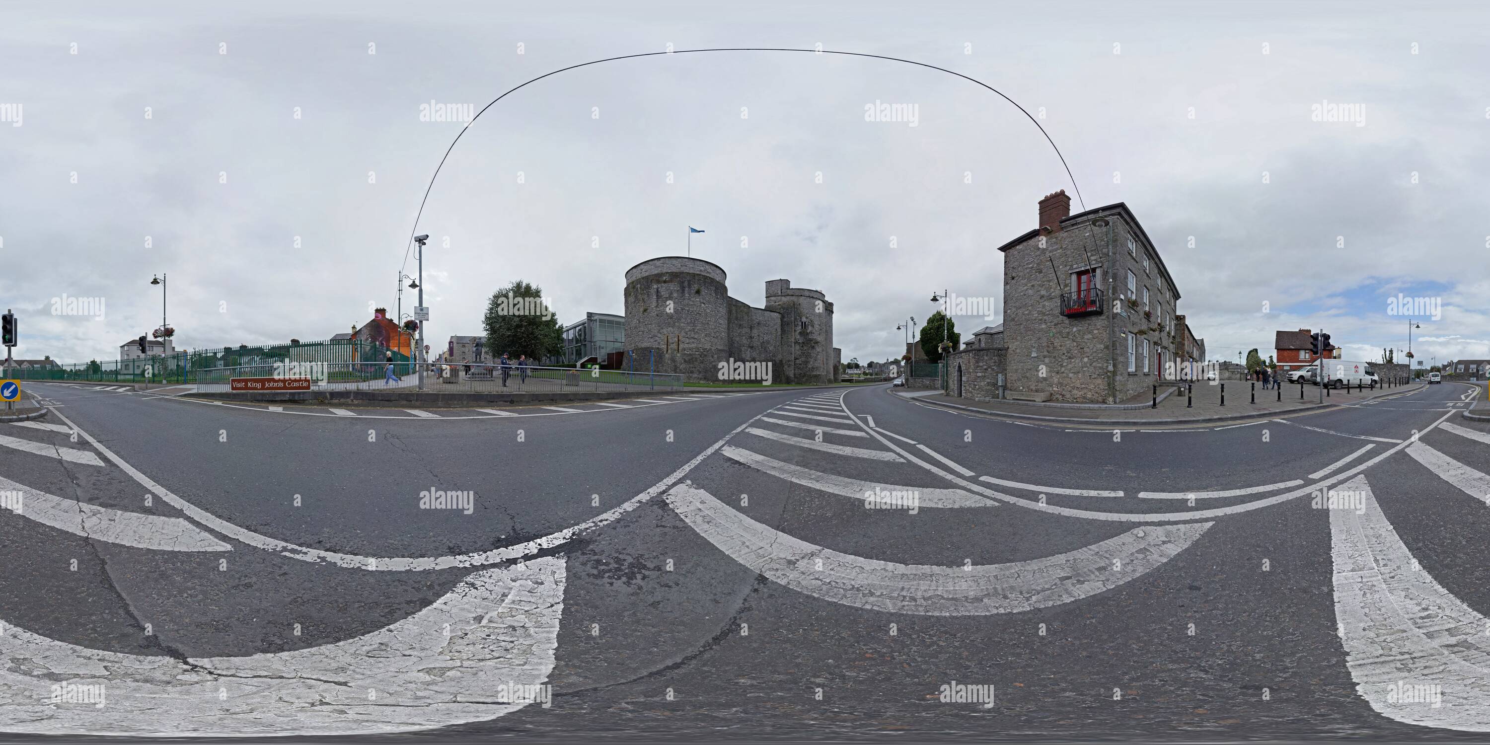 360° view of Limerick - King John's Castle, View I - Alamy